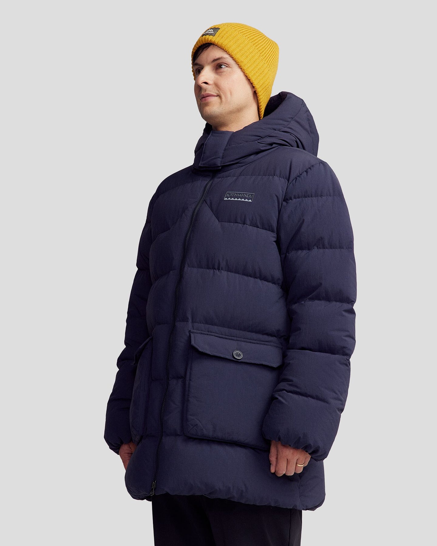 Men's Epiq Down Heritage Parka Jacket - Pure Navy – Kathmandu NZ