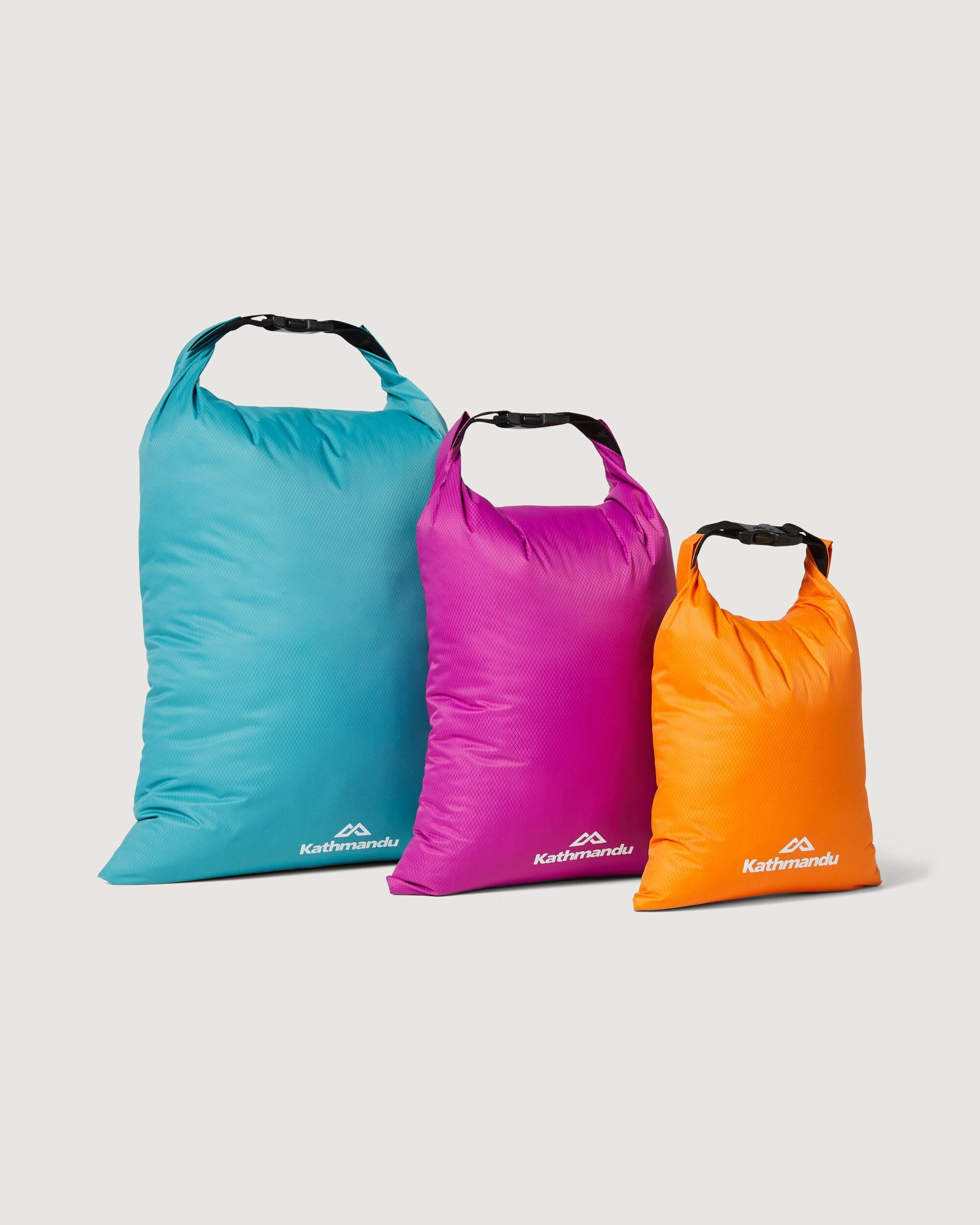 Dry Sacks - 3 Pack - Brittany/Raz/Alpenglow – Kathmandu NZ