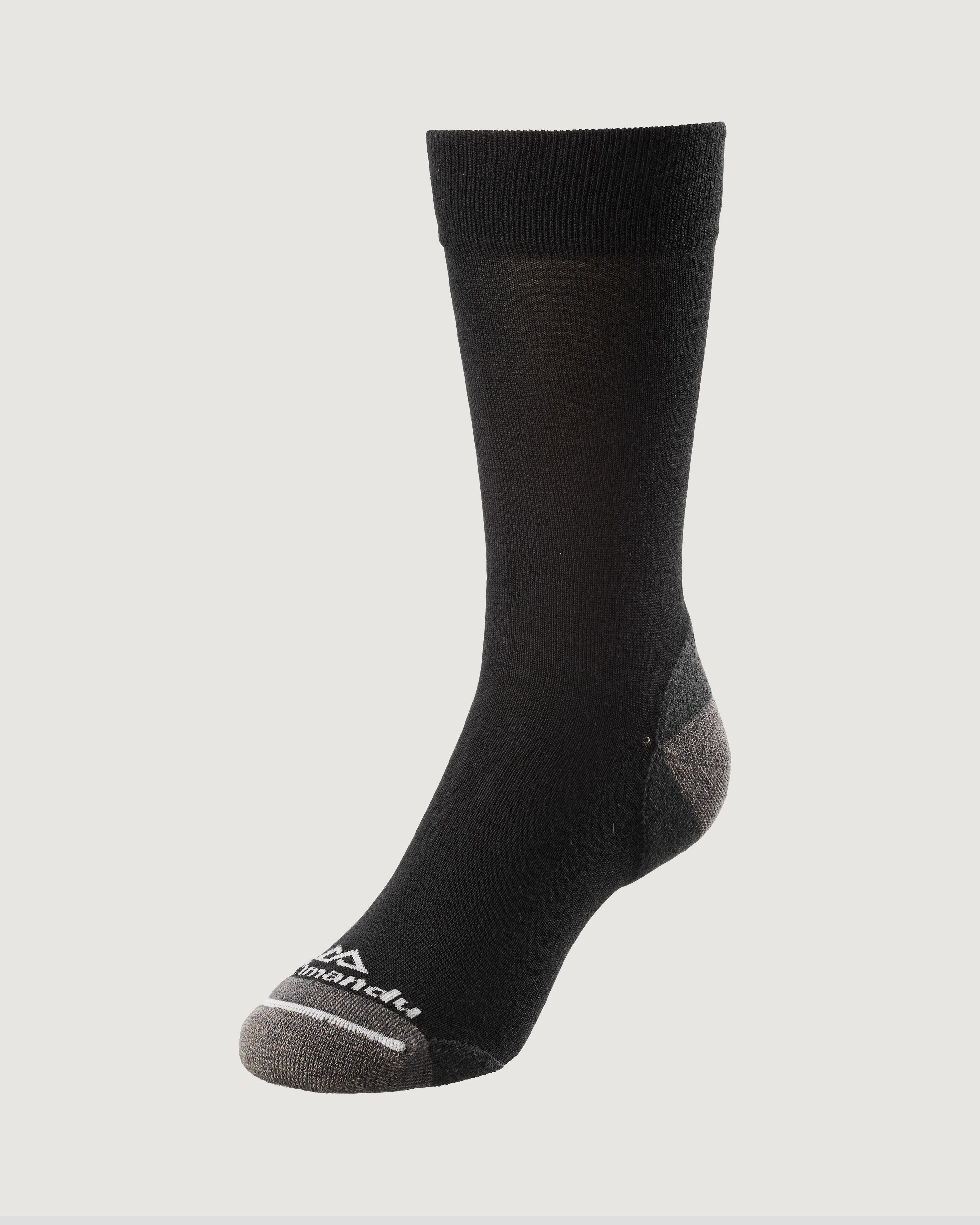MerinoLINK Travel Light Socks - Black – Kathmandu NZ