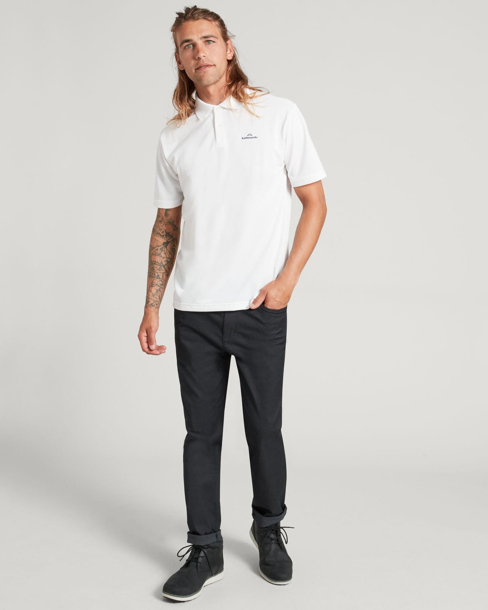 Men's Vanua Polo - White – Kathmandu NZ