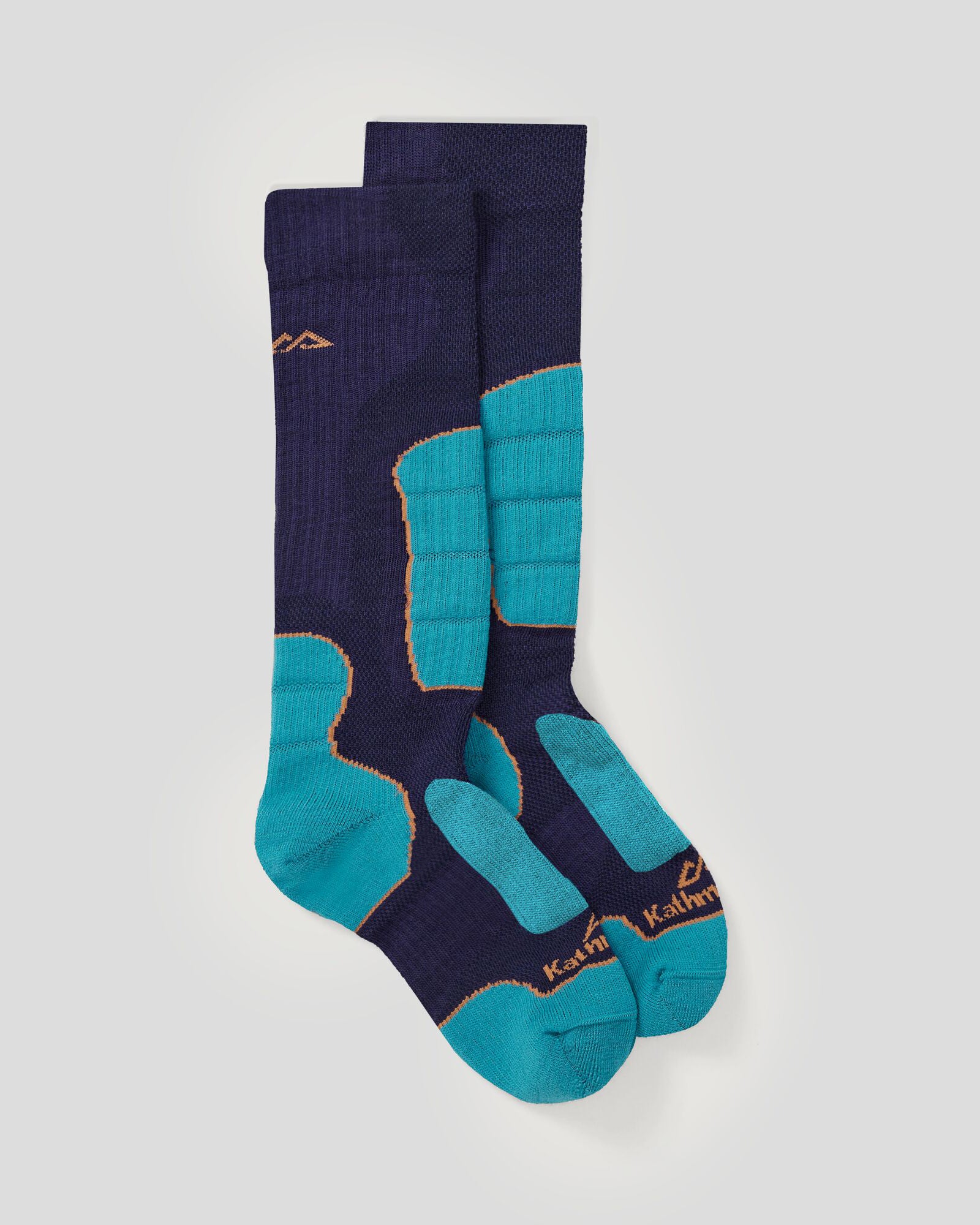 Kids' Snow Sport Socks - Dark Horizon/Eddy/Squash – Kathmandu NZ