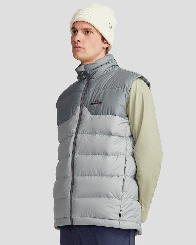 Men's Epiq Down Vest - Moon/Light Moon – Kathmandu NZ