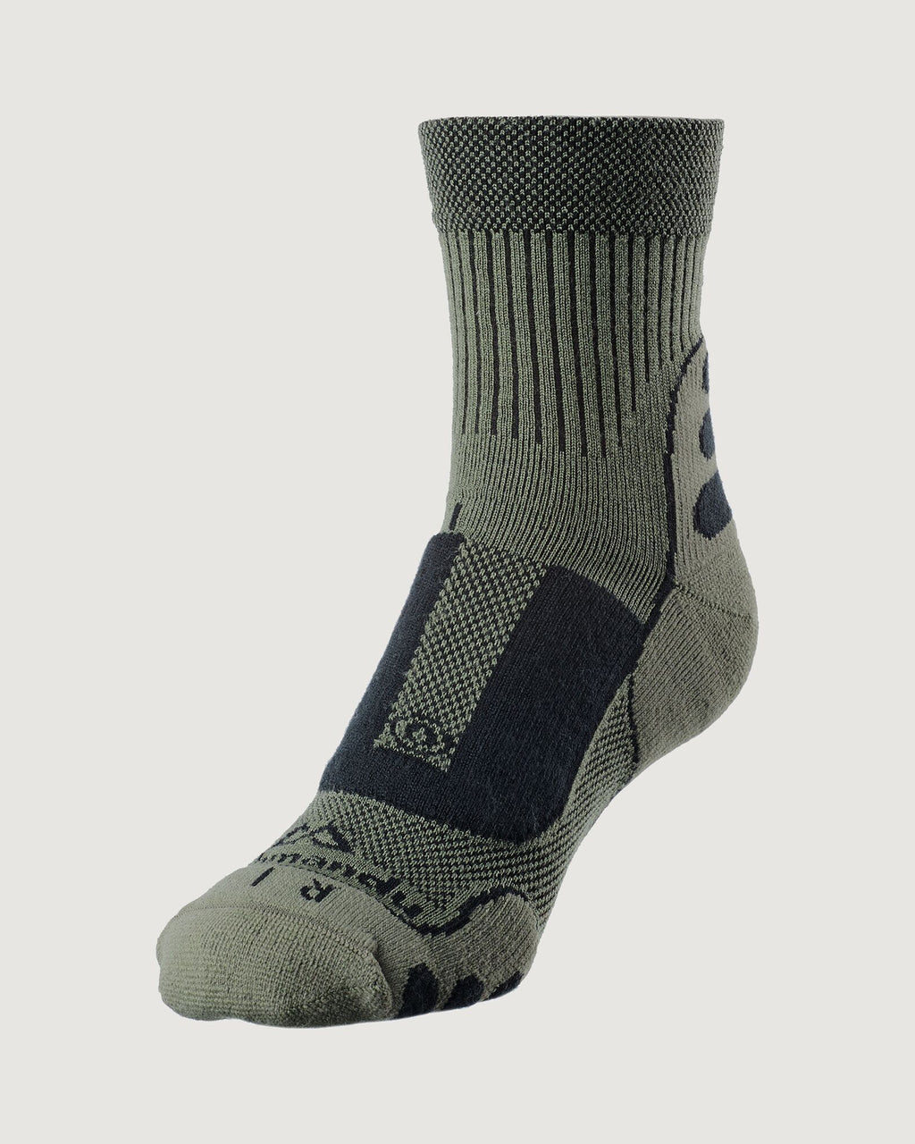 NuYarn Ergonomic Quarter Crew Hiking Socks - Moss – Kathmandu NZ
