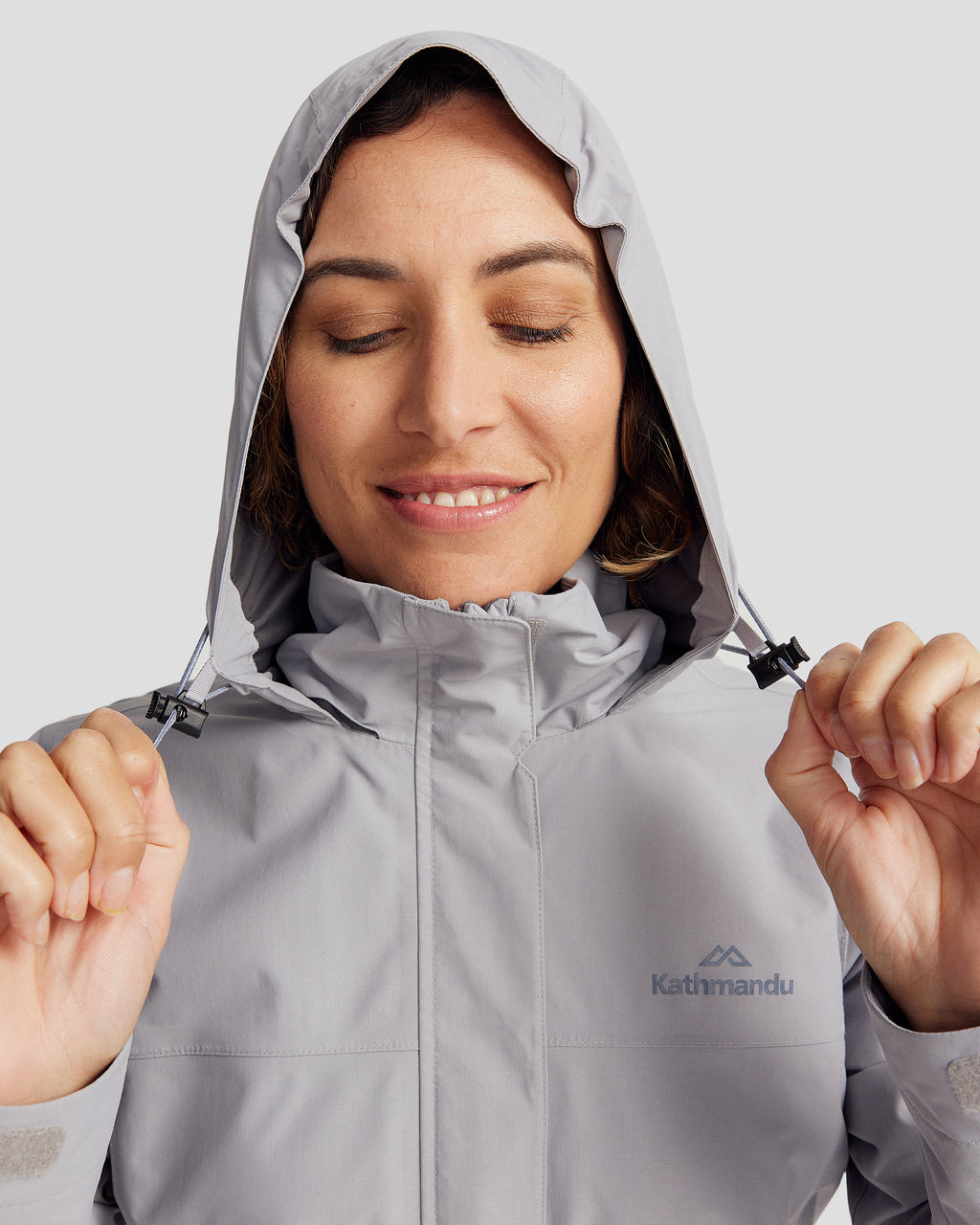 Andulo Women's Rain Jacket v3 - Light Haze – Kathmandu NZ