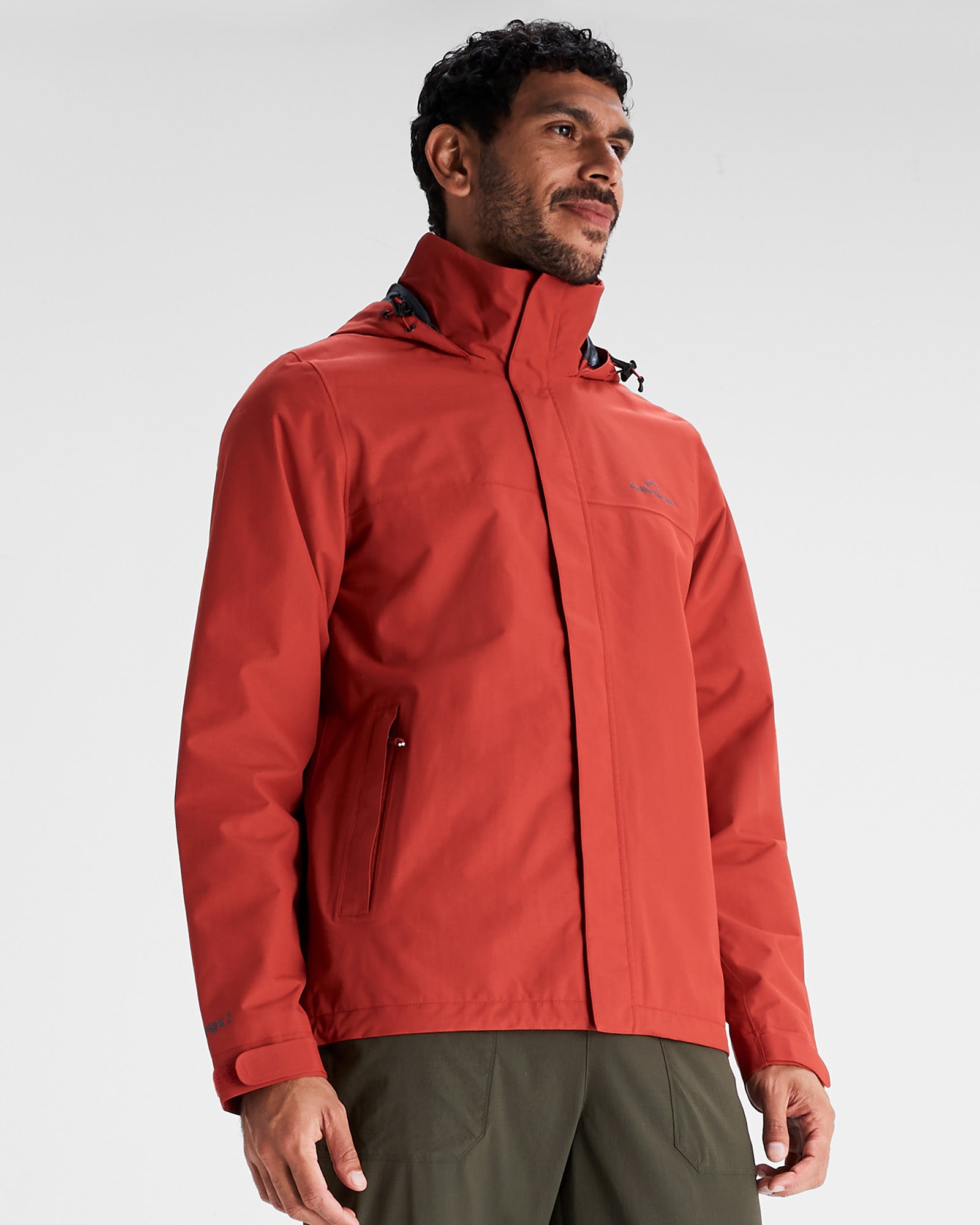 Men's Andulo 2-layer Rain Jacket - Spicy Chilli Pepper – Kathmandu NZ