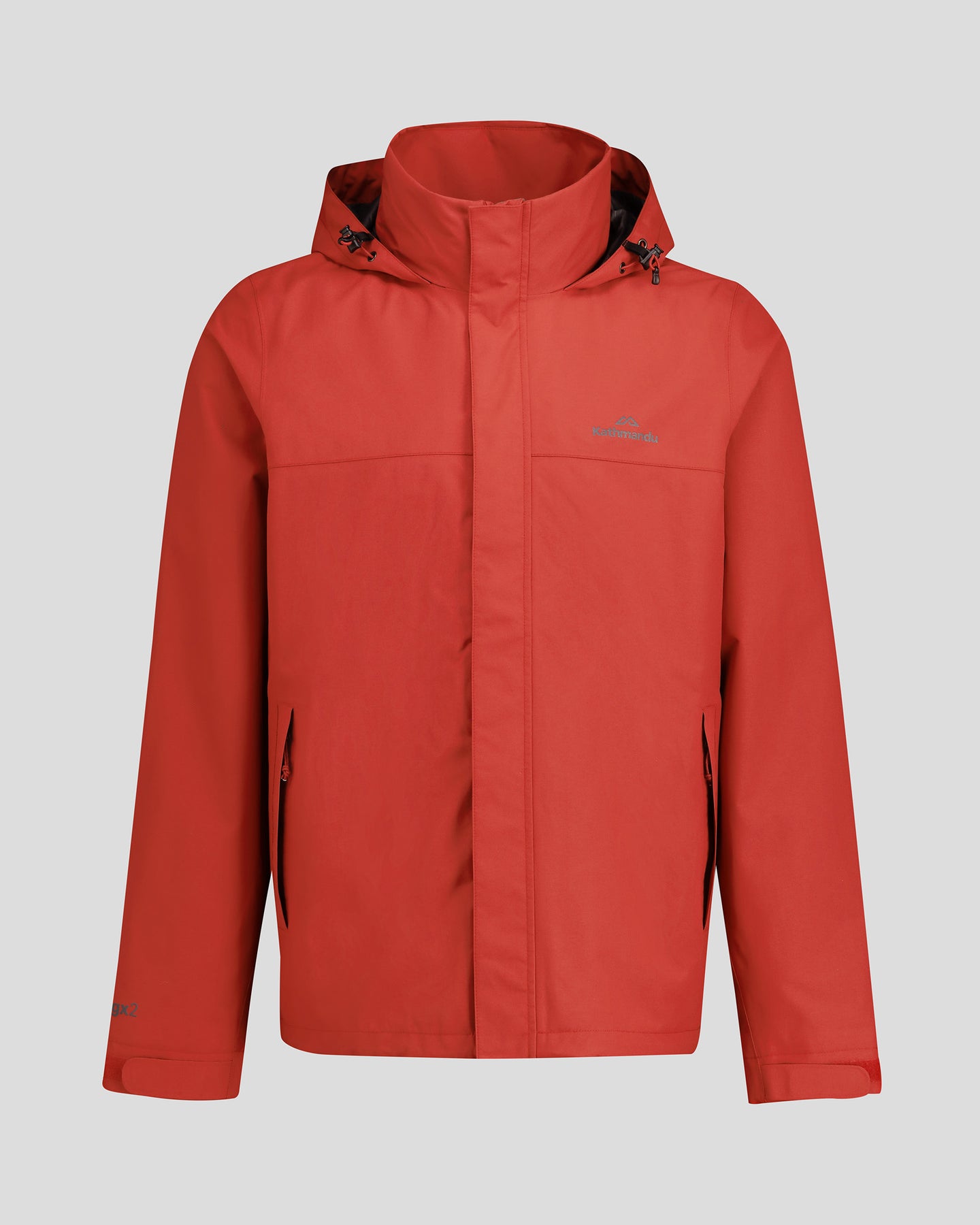 Men's Andulo 2-layer Rain Jacket - Spicy Chilli Pepper – Kathmandu NZ