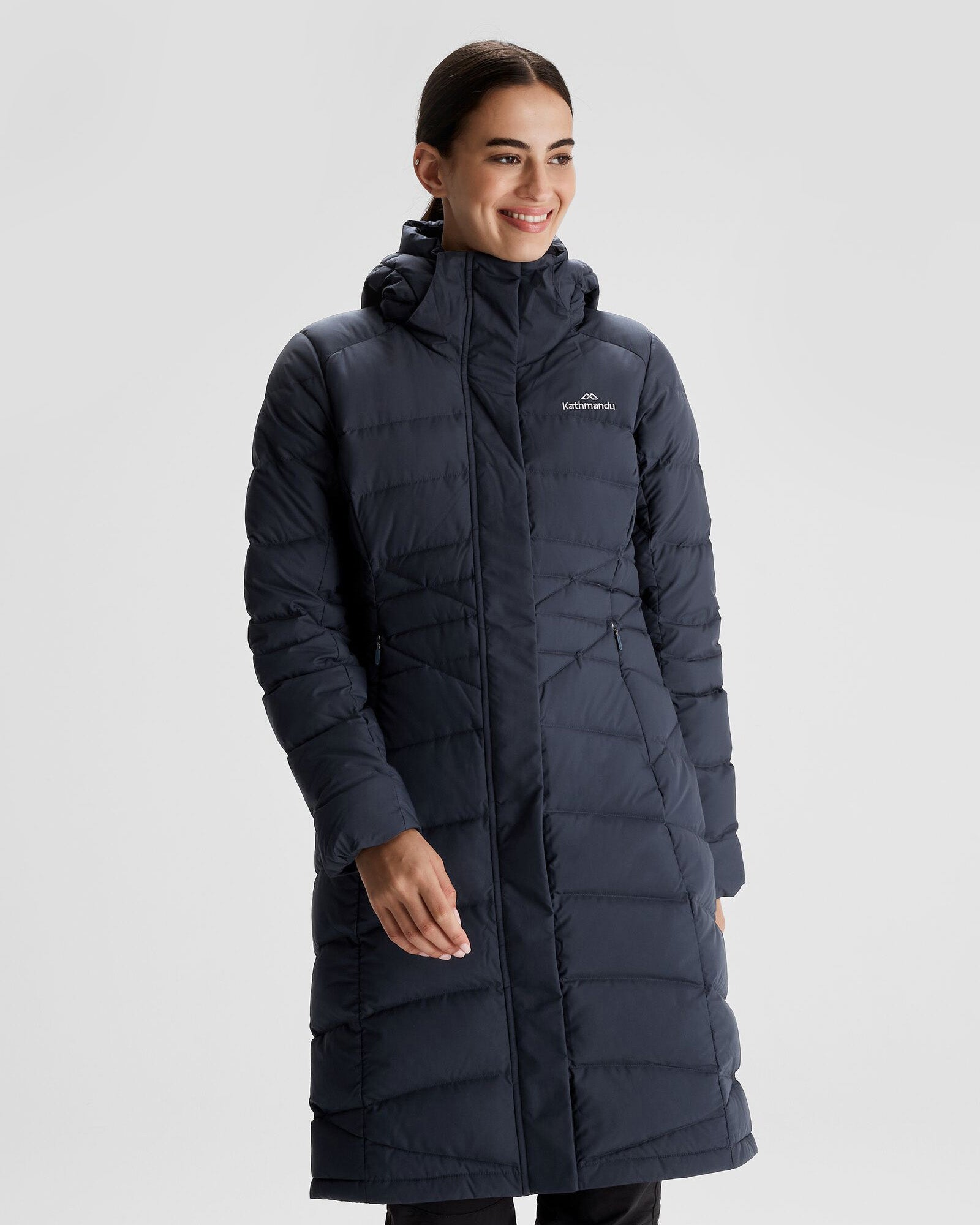 Women's Winterburn Down Parka Jacket - Pure Navy – Kathmandu NZ