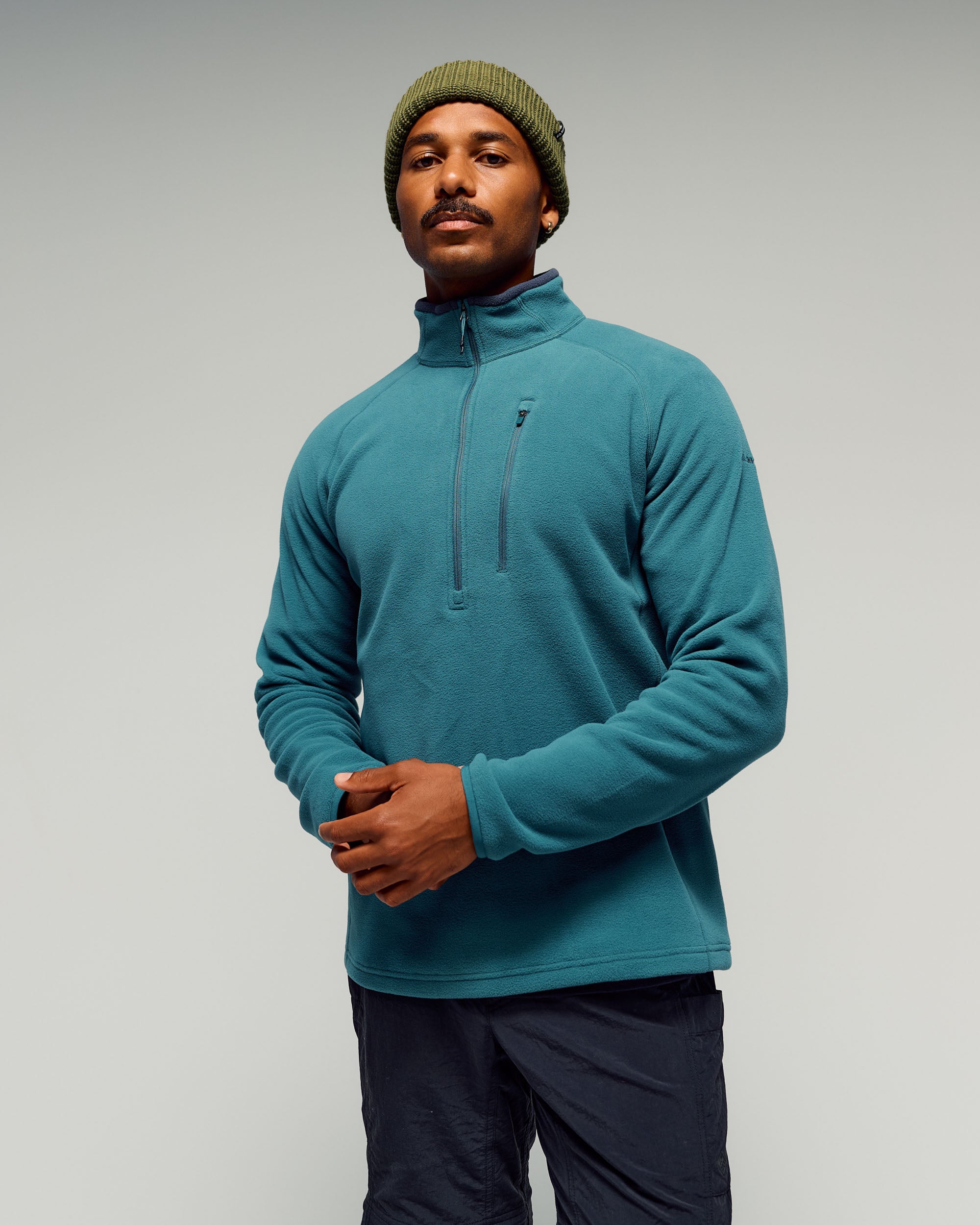 Men's Ridge 100 Primaloft Pullover - Ocean – Kathmandu NZ
