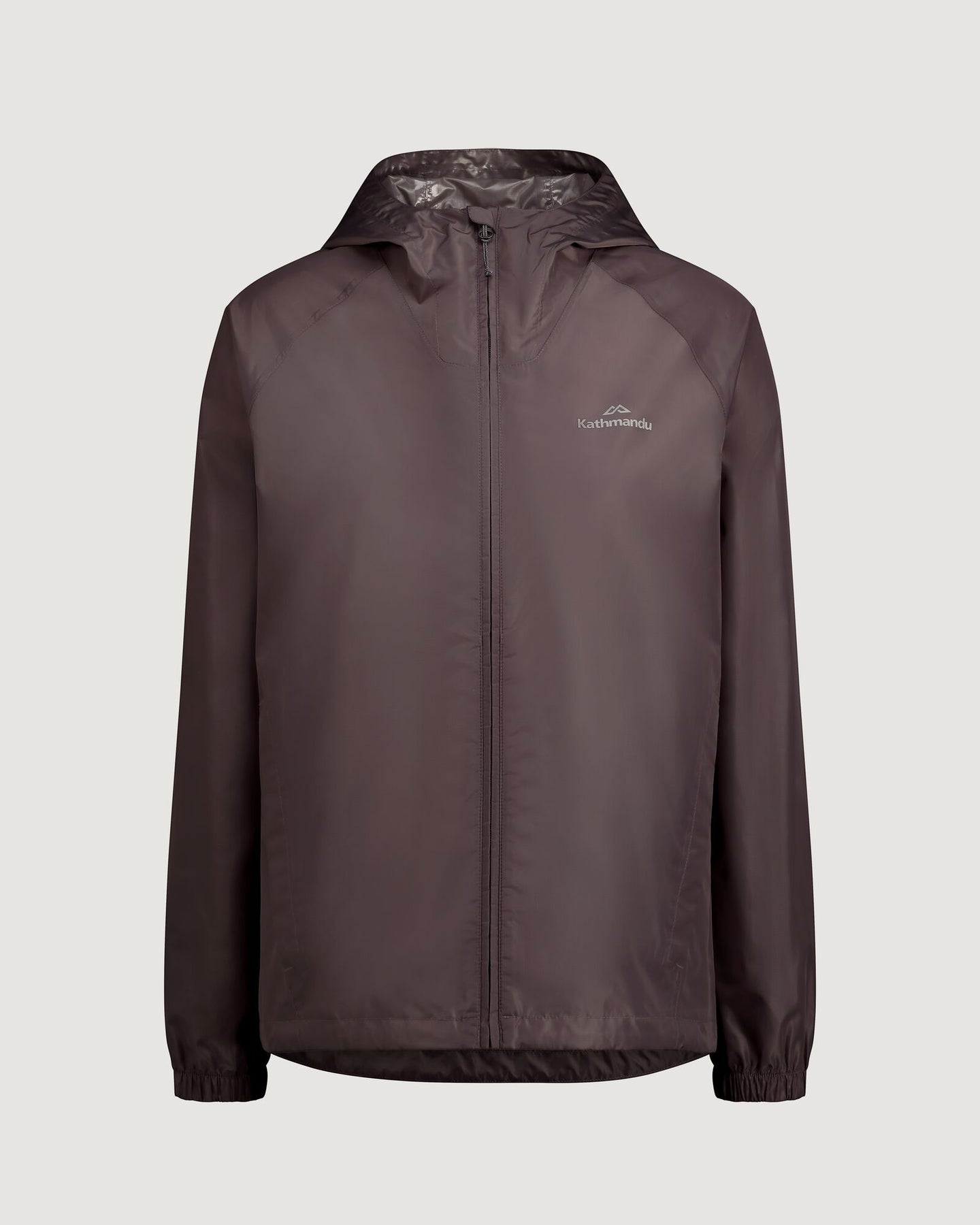 Women's Pocket-it 2-layer Rain Jacket - Light Quartz – Kathmandu NZ