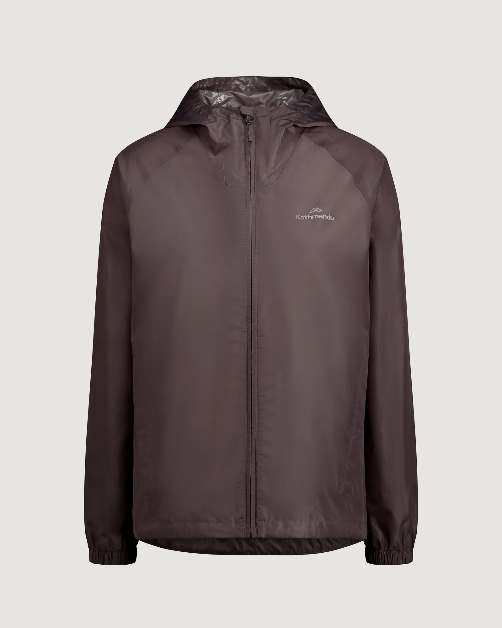 Women's Pocket-it 2-layer Rain Jacket - Light Quartz – Kathmandu NZ