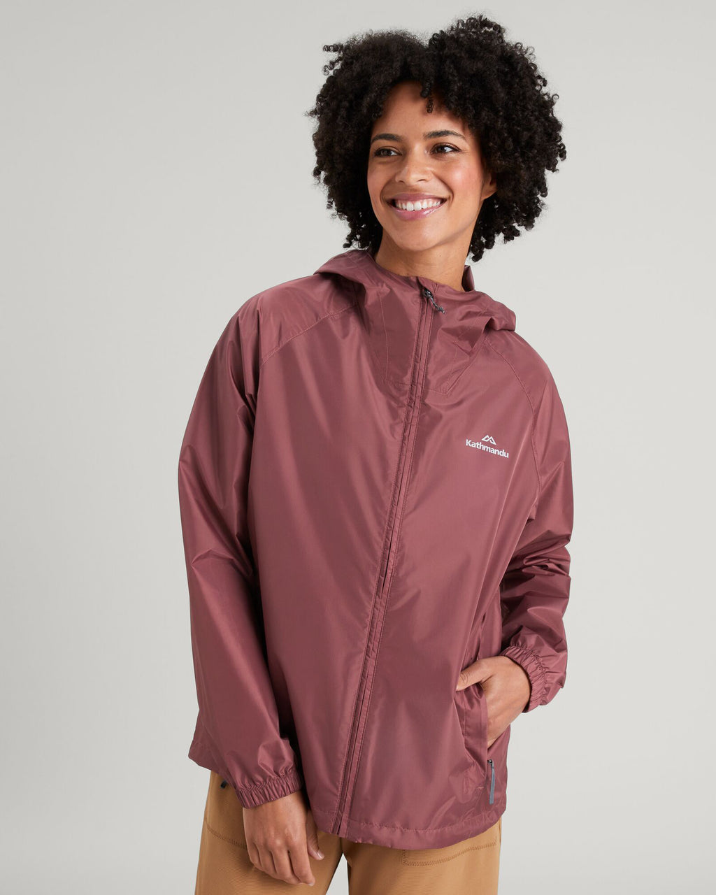 Women's Pocket-it 2-layer Rain Jacket - Bliss – Kathmandu NZ