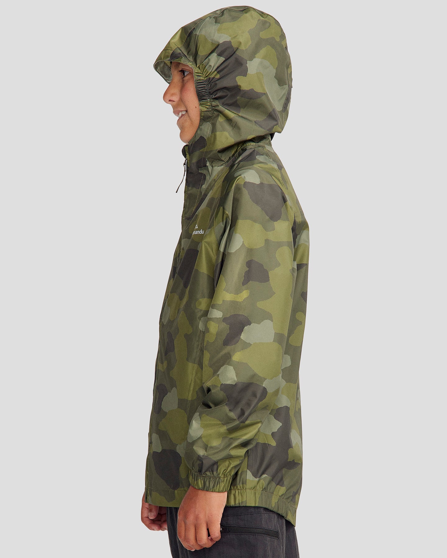 Youth Pocket-it 2-layer Rain Jacket - Light Moss Tree Camo Print ...