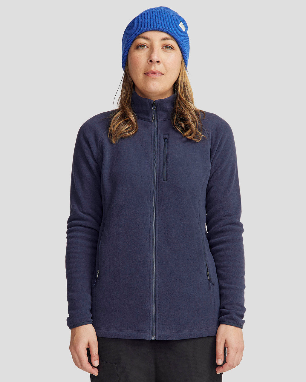 Women's Ridge 100 PrimaLoft Bio Fleece Jacket - Pure Navy – Kathmandu NZ