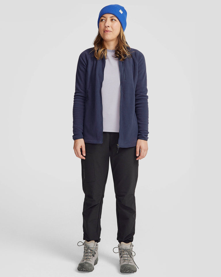 Women's Ridge 100 PrimaLoft Bio Fleece Jacket - Pure Navy – Kathmandu NZ