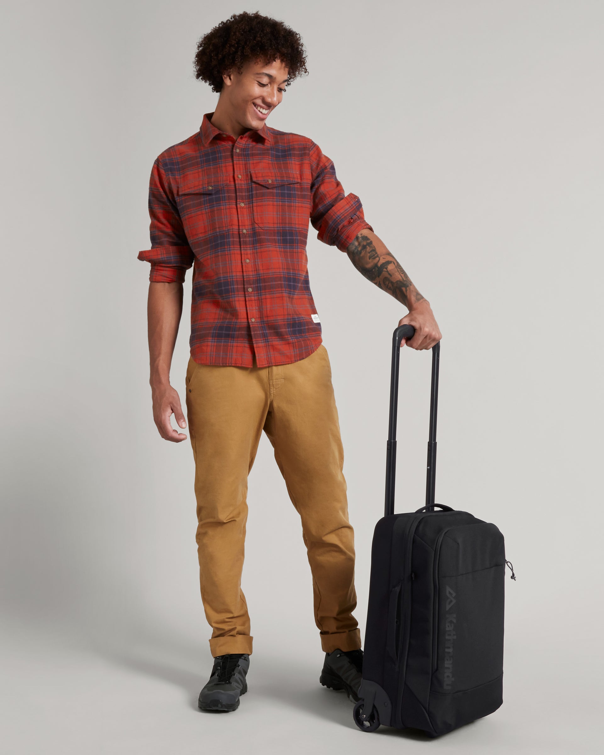 Split Level Trolley - 35L - Black/Black – Kathmandu NZ