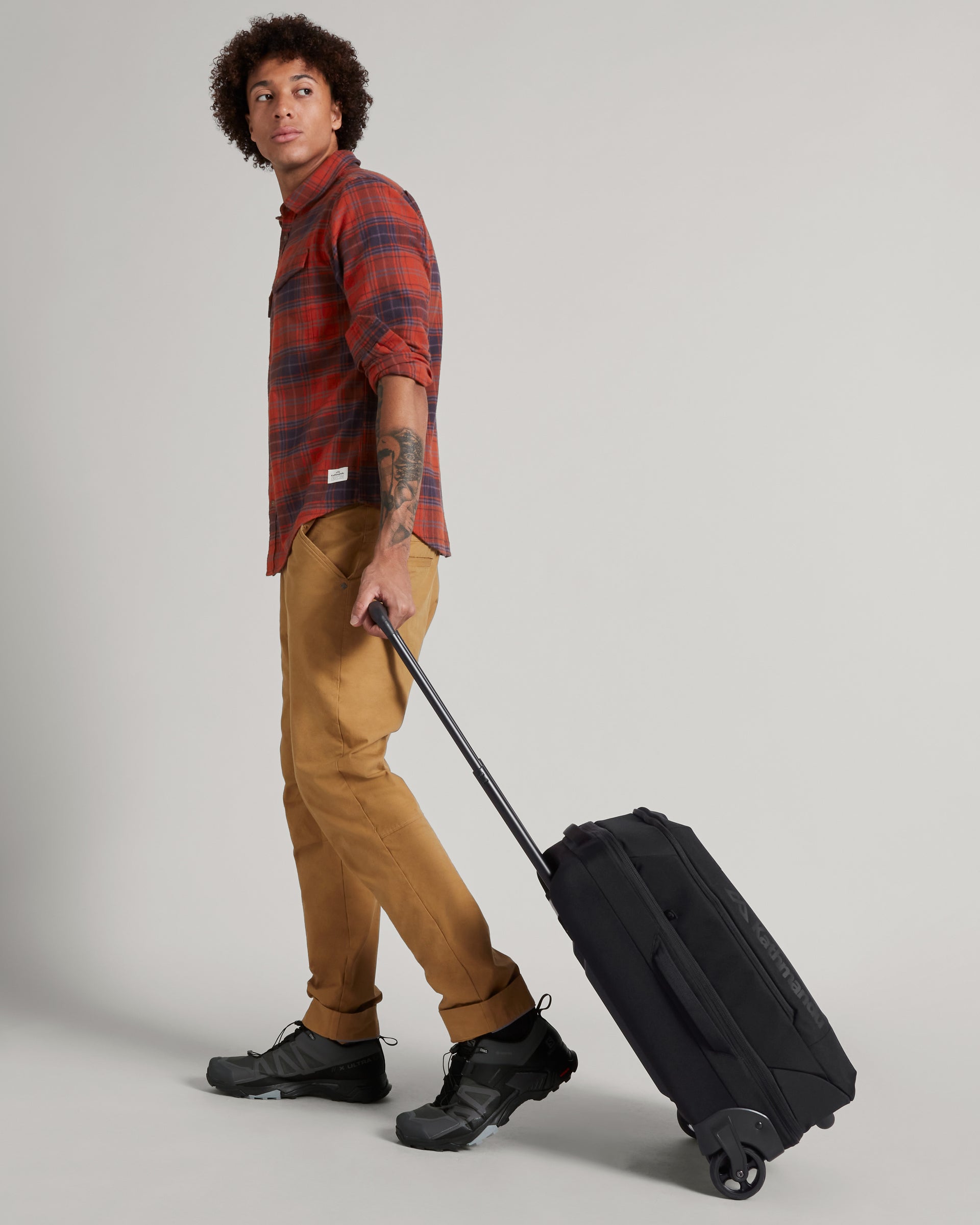 Split Level Trolley - 35L - Black/Black – Kathmandu NZ