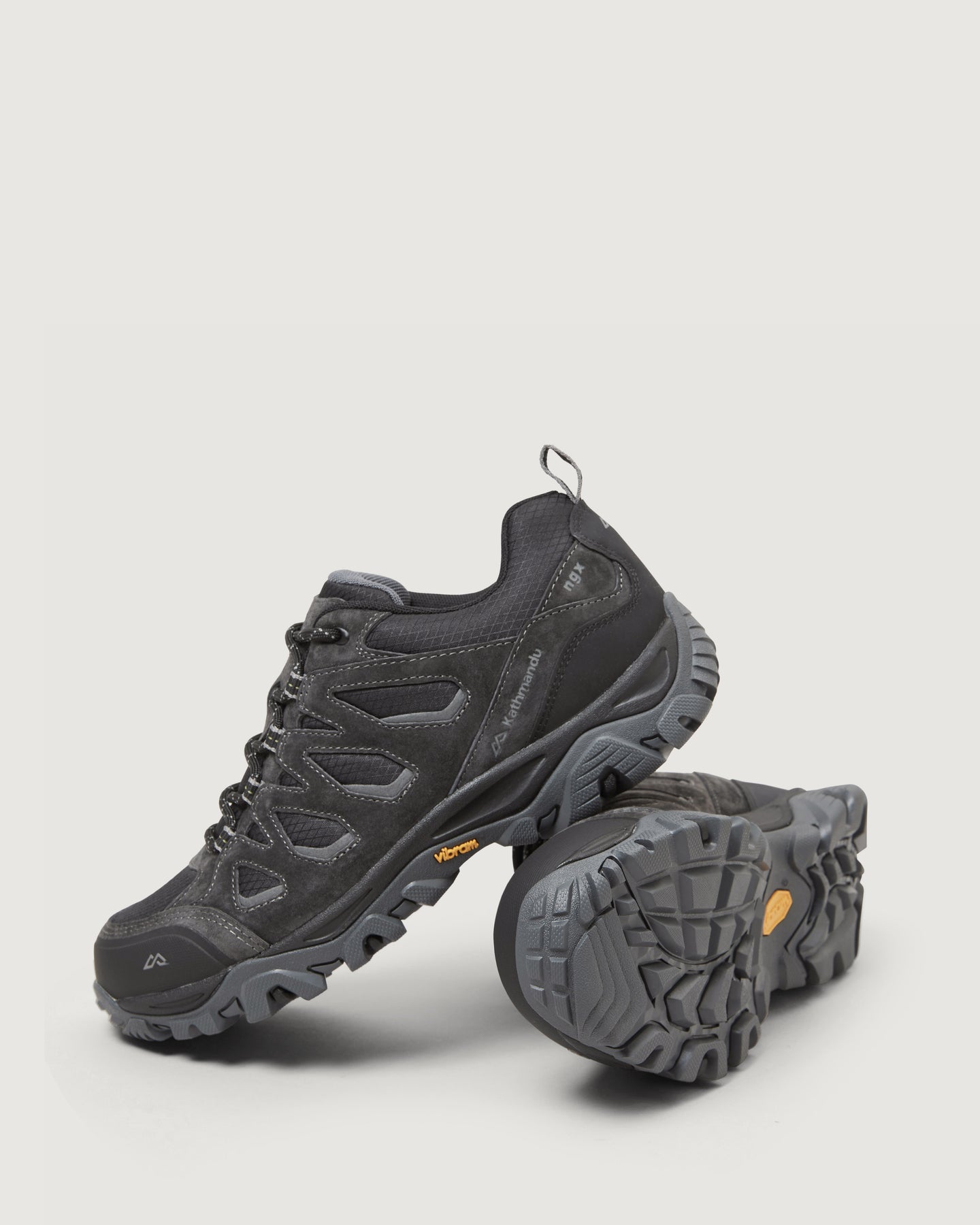 Men's Mornington Waterproof Hiking Shoes - Black/Black Sea – Kathmandu NZ