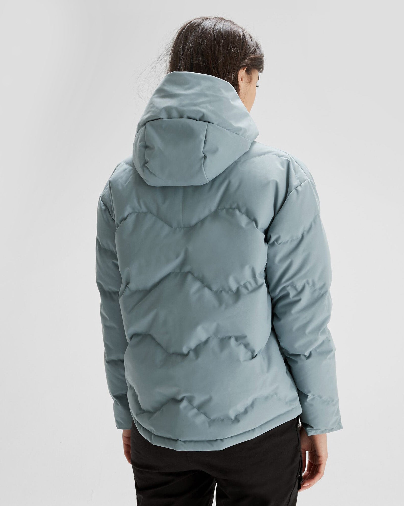 Women's Frisco X Hooded Down Jacket - Vapor – Kathmandu NZ