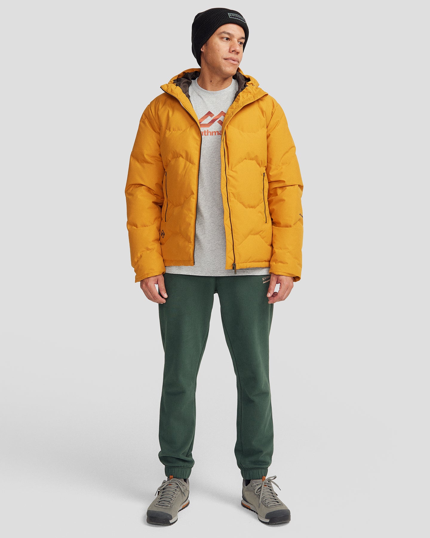 Men's Frisco X Down Hooded Jacket - Golden Oak – Kathmandu NZ