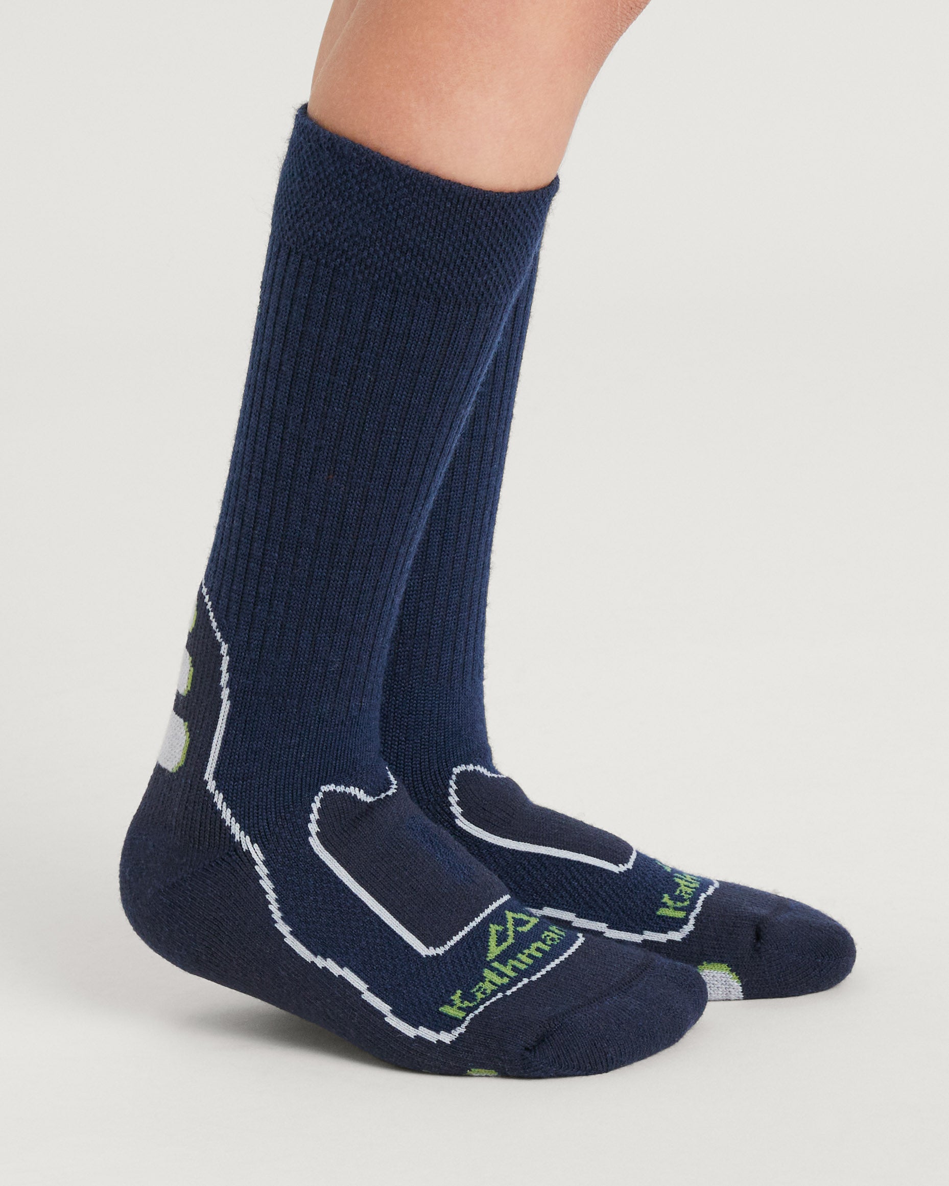 Kids' NuYarn Ergonomic Hiking Socks - Midnight Navy – Kathmandu NZ