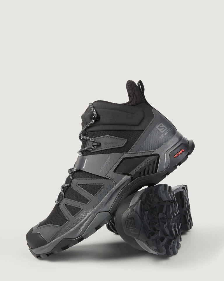 Men's Salomon X Ultra 4 GORE-TEX Mid Hiking Boots - Black/Magnet/Pearl – Kathmandu NZ