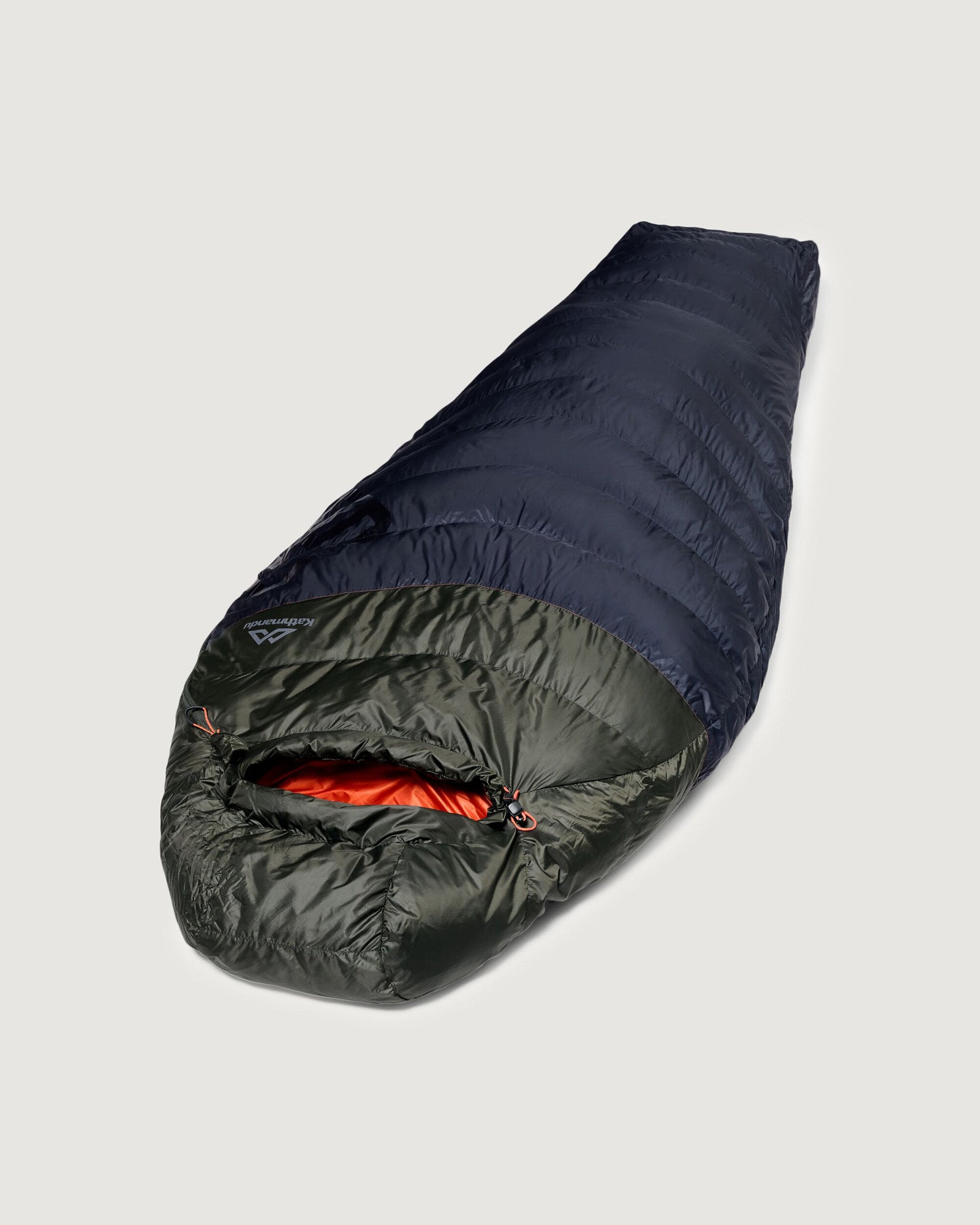 Zenter -3°C Down Sleeping Bag - Regular - Black Stingray/Dark Moss ...