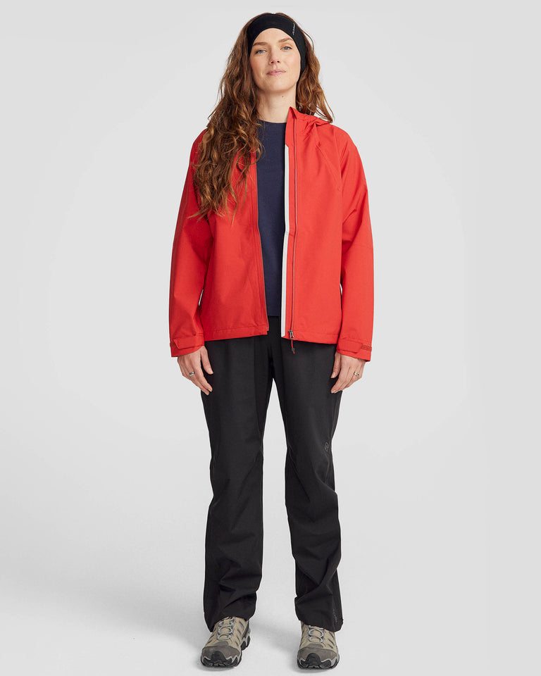 Women's Trailhead Stretch 2.5-layer Rain Jacket - Spicy Chilli Pepper ...