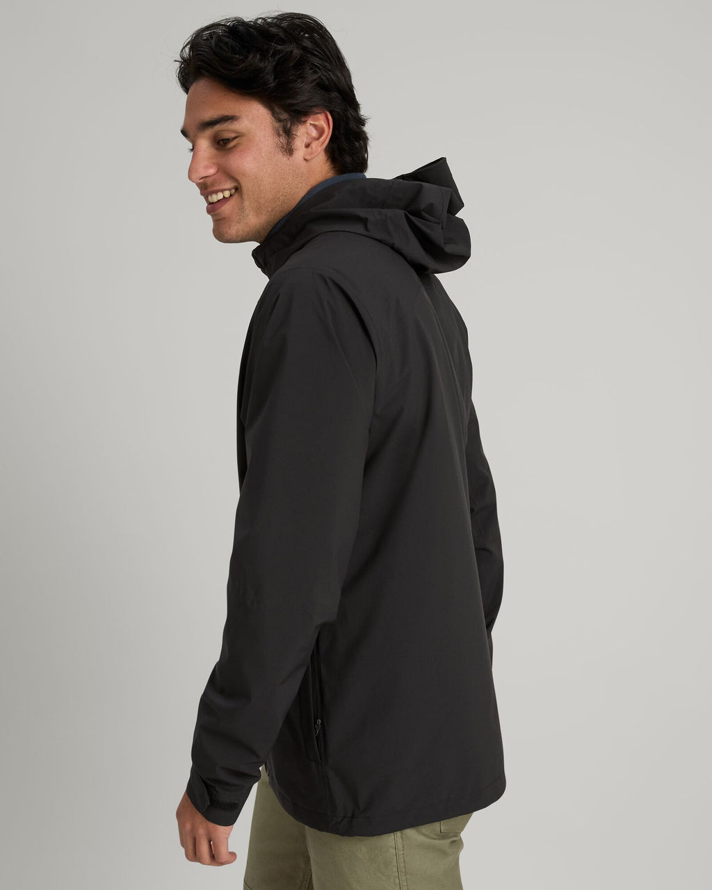 Men's Trailhead Stretch 2.5-layer Rain Jacket - Black Stingray ...