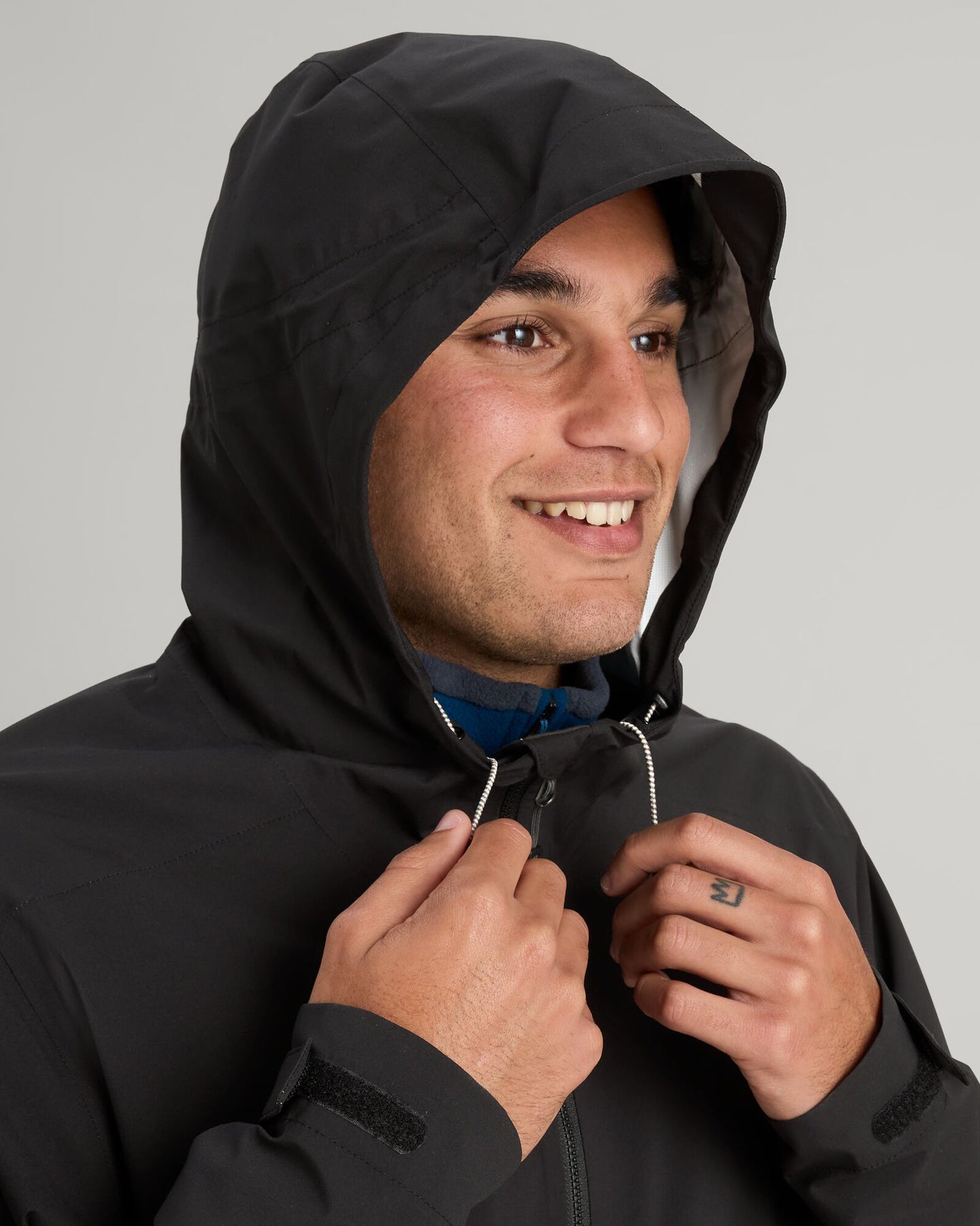 Men's Trailhead Stretch 2.5-layer Rain Jacket - Black Stingray ...