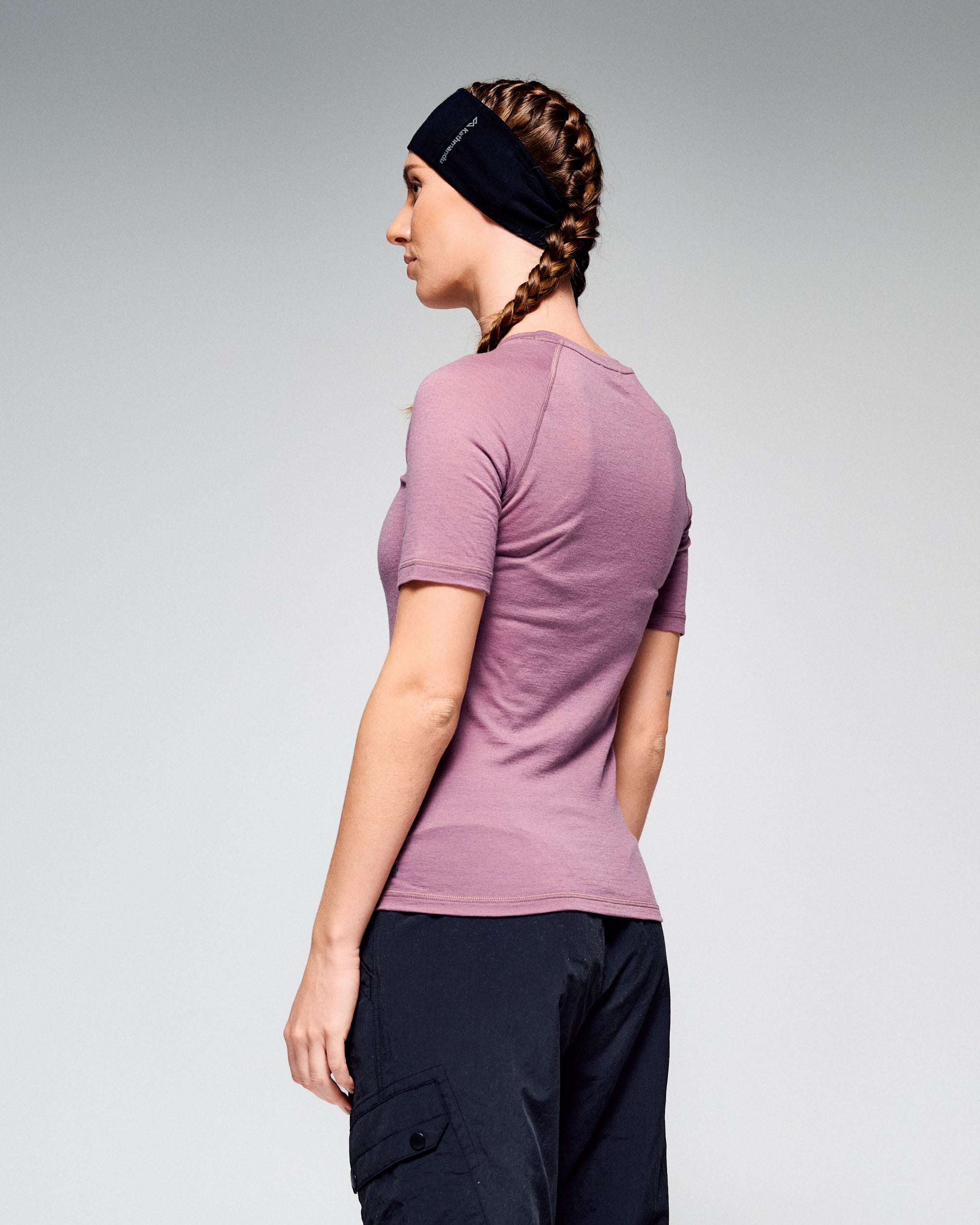 Women's K-Merino 125 Baselayer T-Shirt- Dark Thistle – Kathmandu NZ