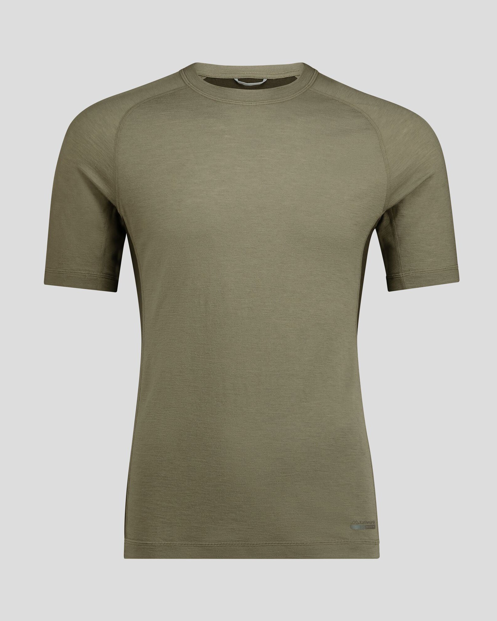 Men's K-Merino 125 Baselayer T-shirt - Beech/Dark Moss – Kathmandu NZ