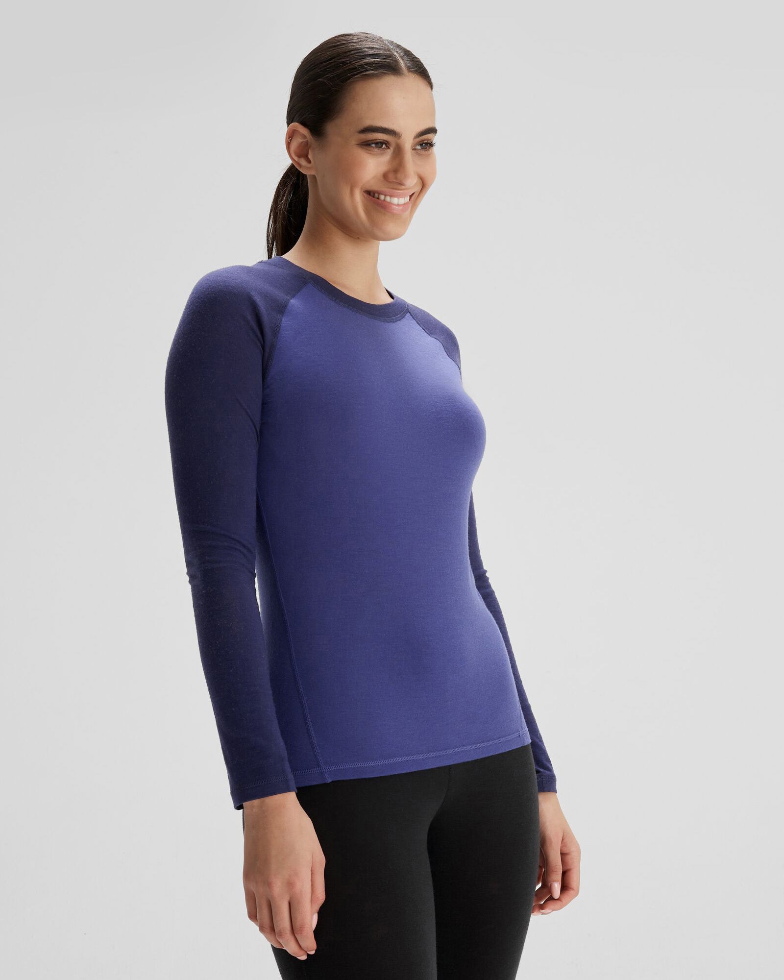 Women's K-Merino 125 Baselayer Top - Horizon Line/Dark Horizon ...