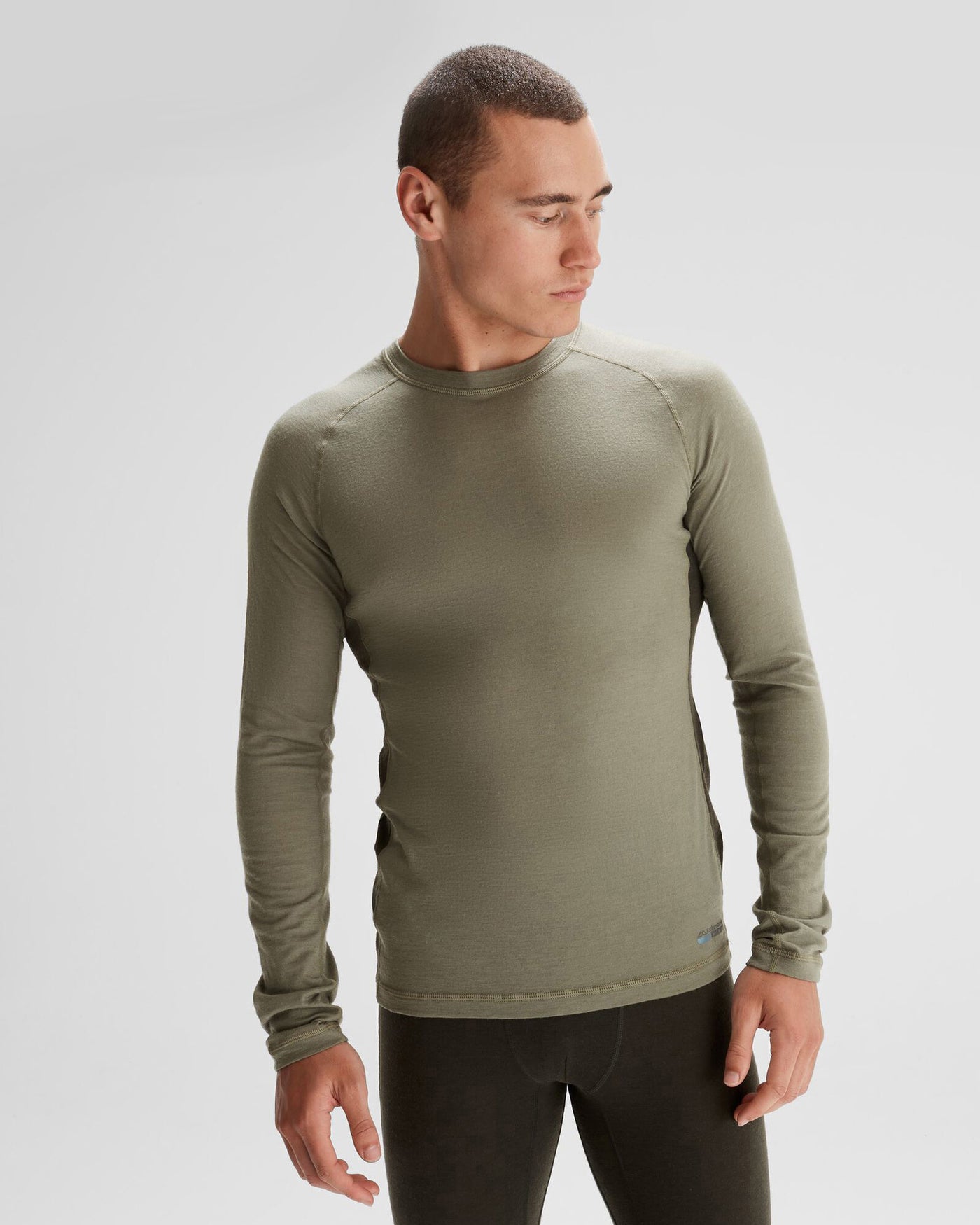 Men's K-Merino 125 Baselayer Top - Beech/Dark Moss – Kathmandu NZ
