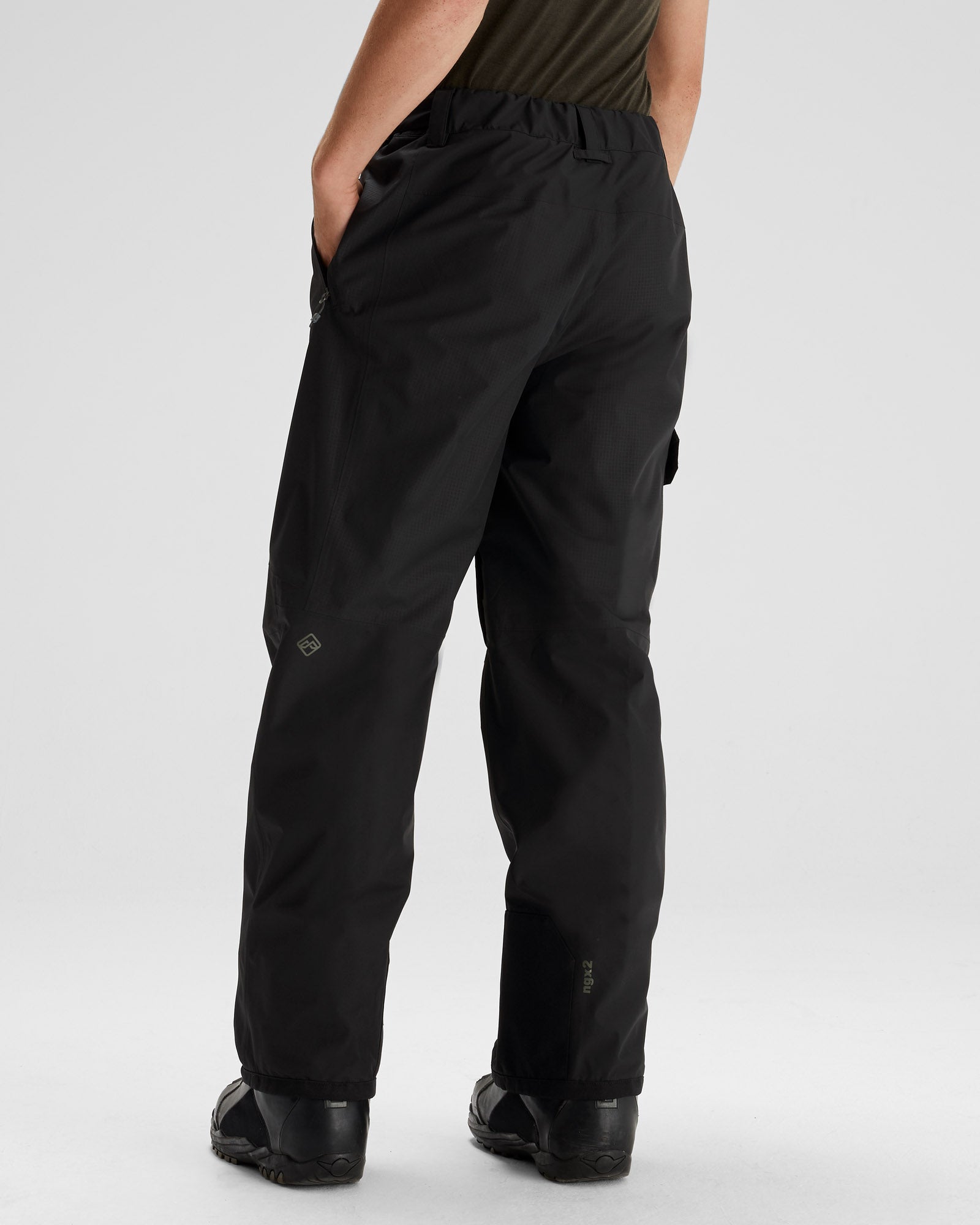 Men's PWDR-Days 2L Shell Snow Pants - Black Stingray – Kathmandu NZ
