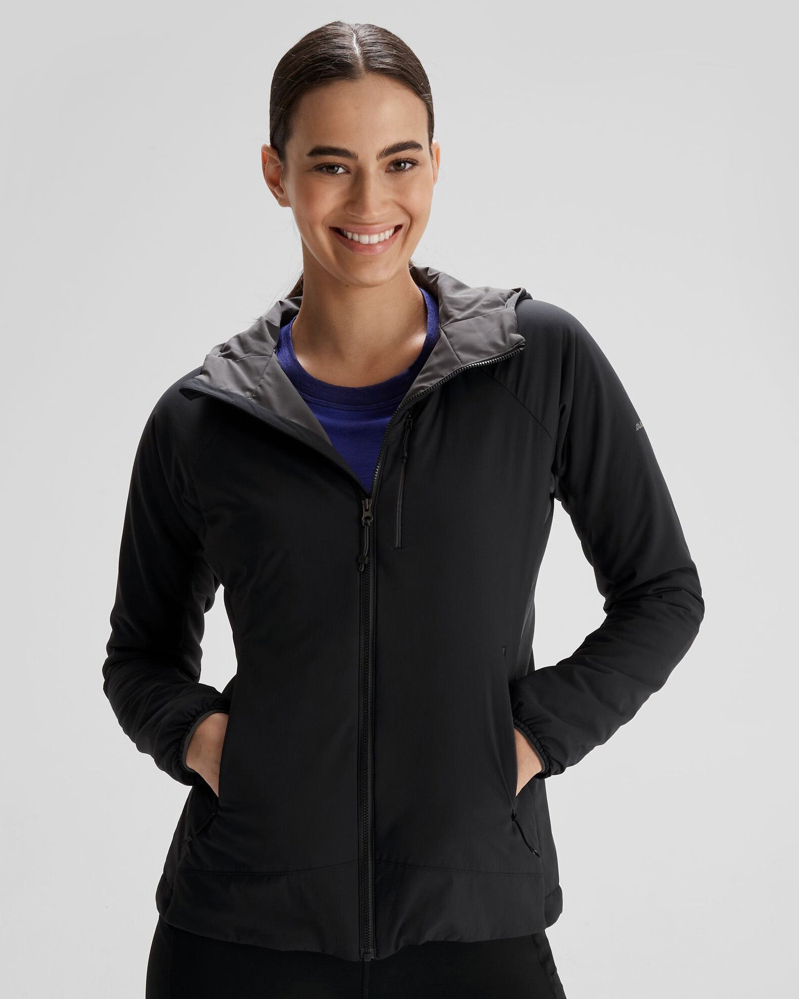 Women's Seeker PrimaLoft® Active Hooded Jacket - Black Stingray ...