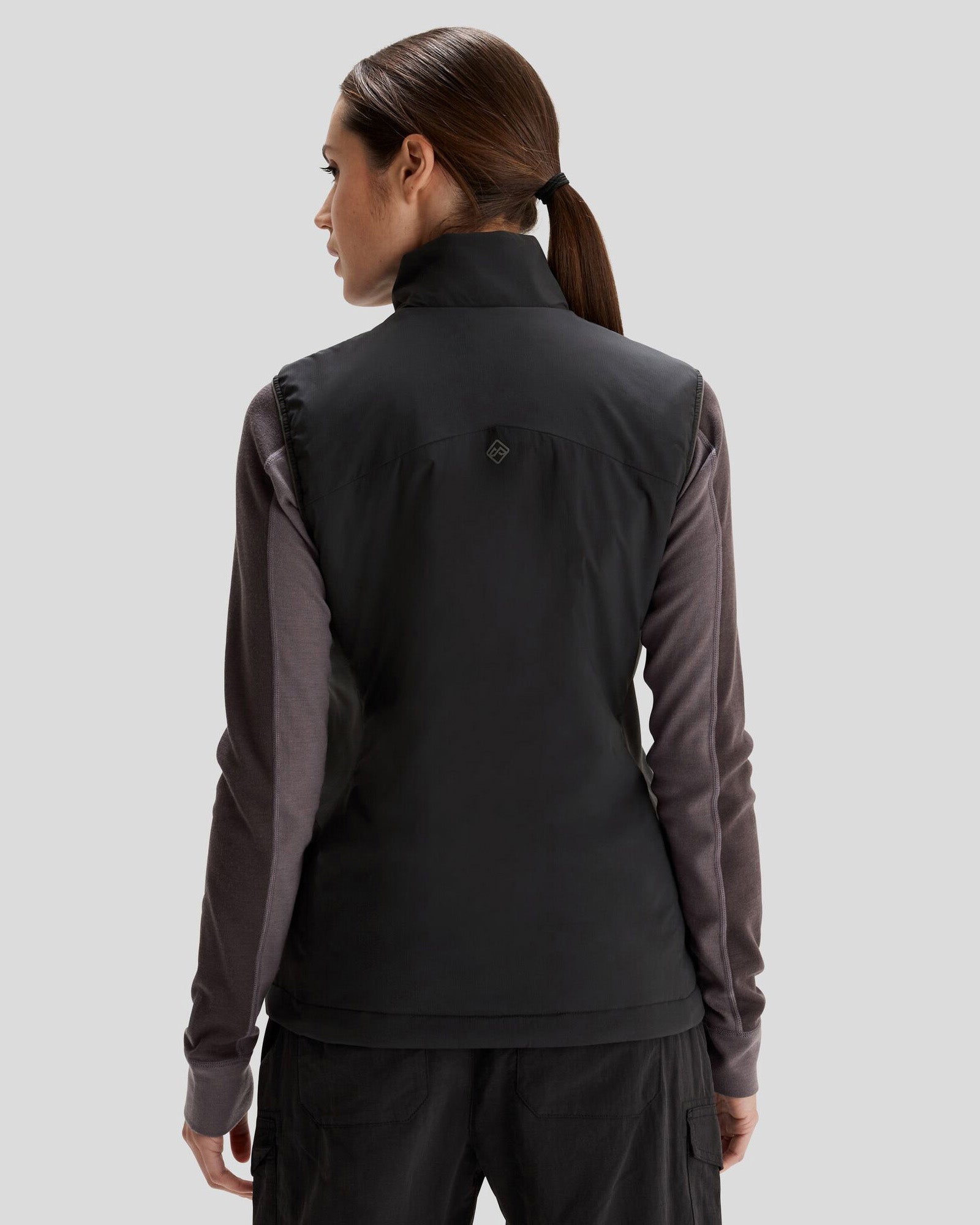 Women's Seeker PrimaLoft® Active Vest - Black Stingray – Kathmandu NZ