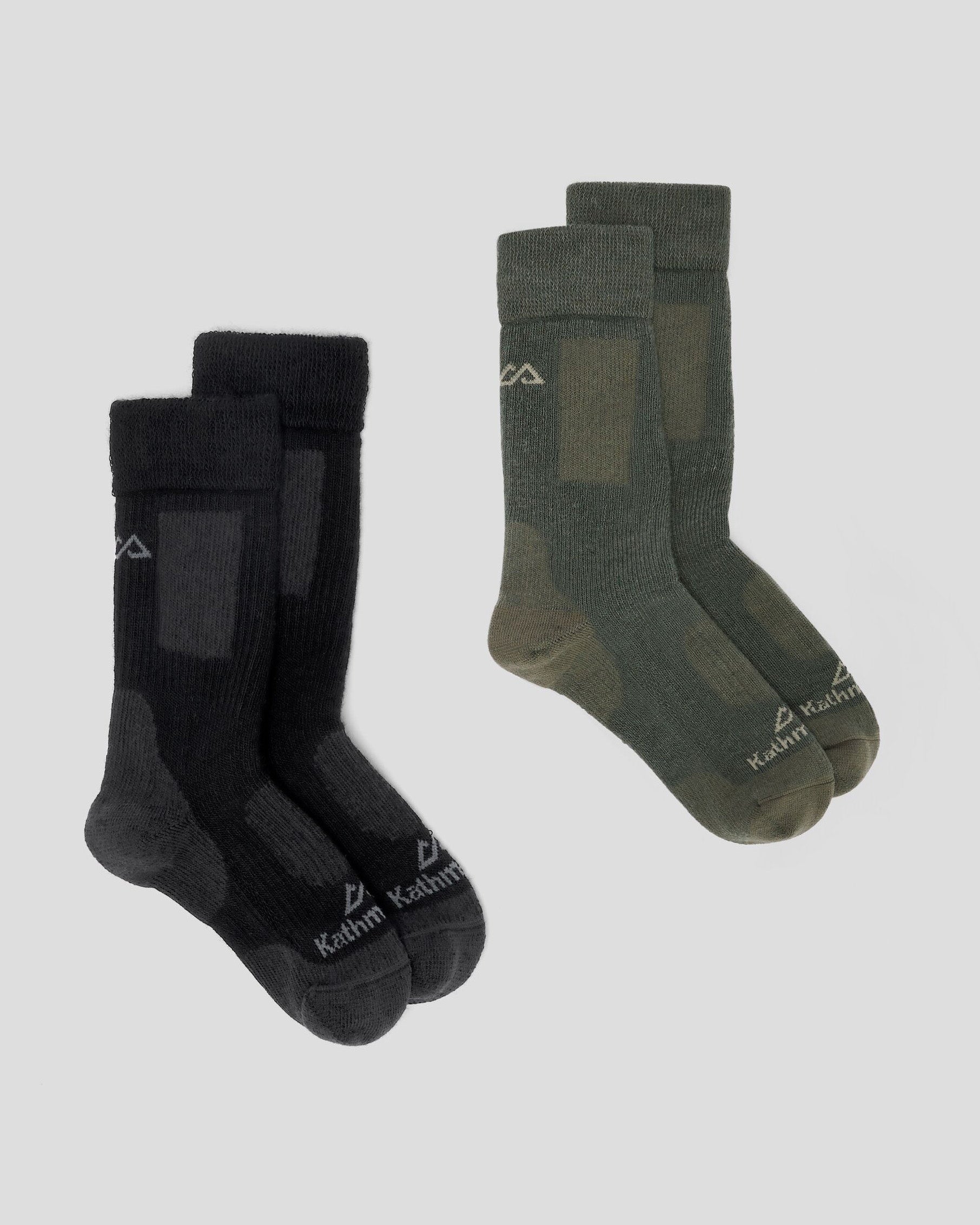 Kids' Thermo Socks -Two Pack - Black/Beech – Kathmandu NZ