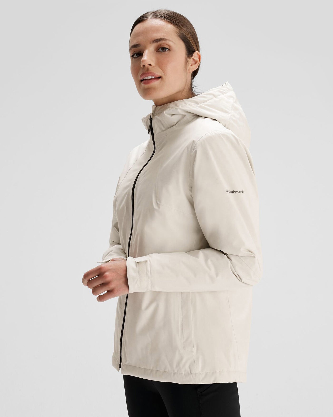 Women's Trailhead 2L Insulated Rain Jacket - Natural – Kathmandu NZ