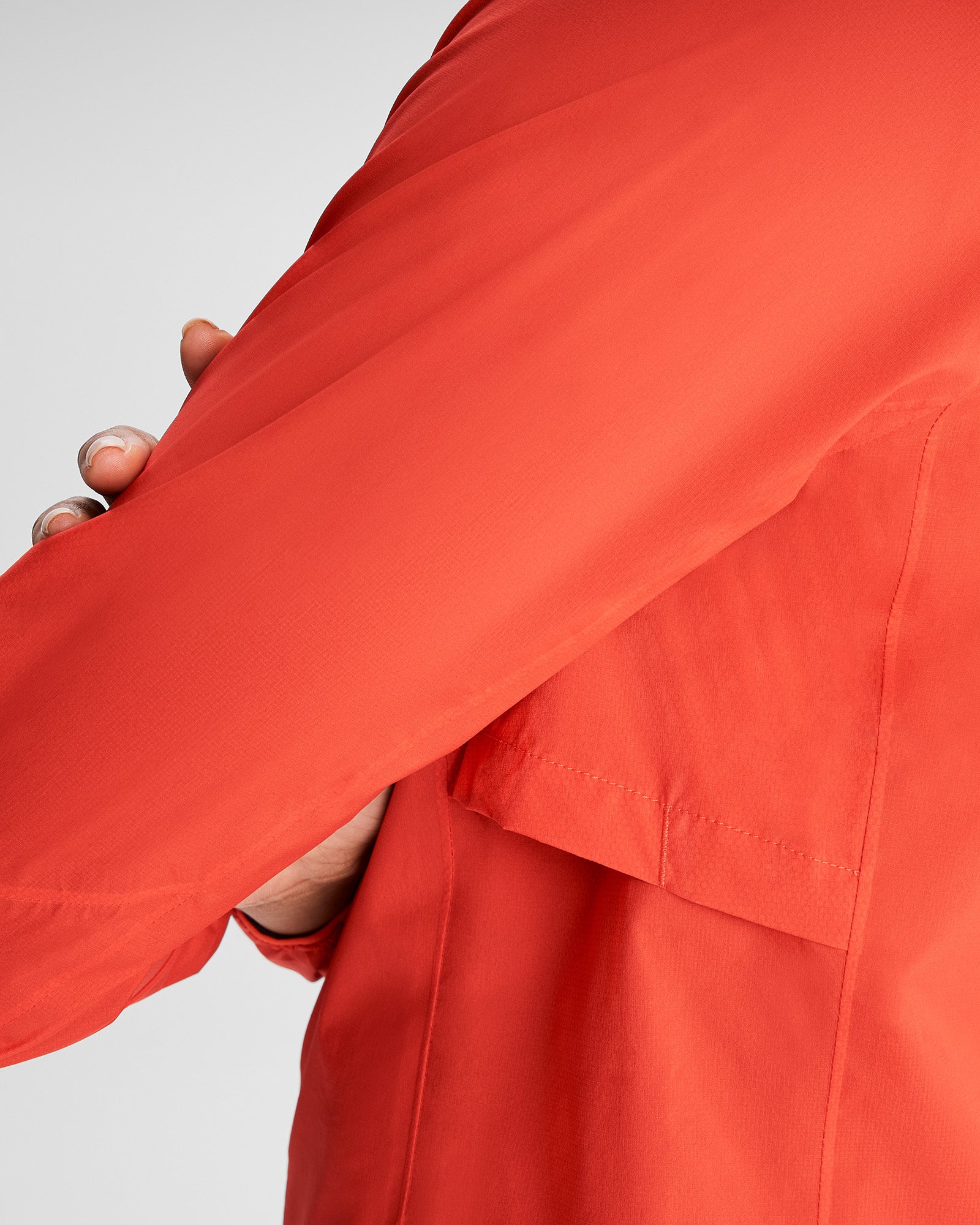 Women's Seeker 2.5L Rain Jacket - Hut Orange – Kathmandu NZ