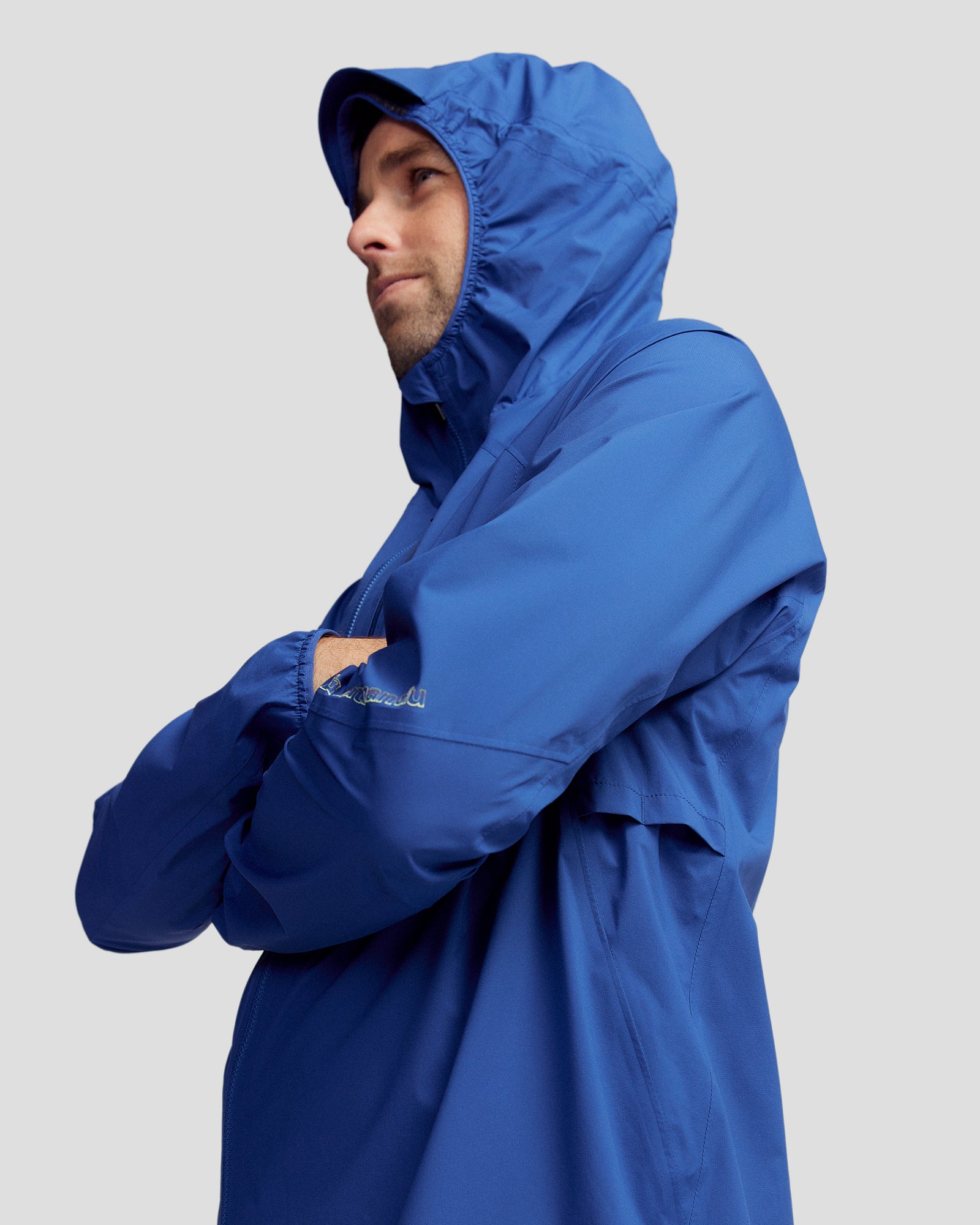 Men's Seeker 2.5L Rain Jacket - Bright Navy – Kathmandu NZ