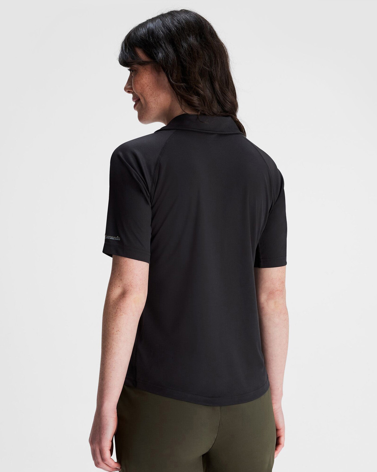 Women's SUN-Stopper LT Polo Shirt - Black Stingray – Kathmandu NZ