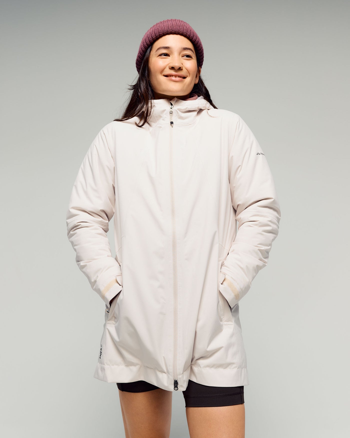 Women's Trailhead 2L novaLOFT Rain Parka - Shroom – Kathmandu NZ