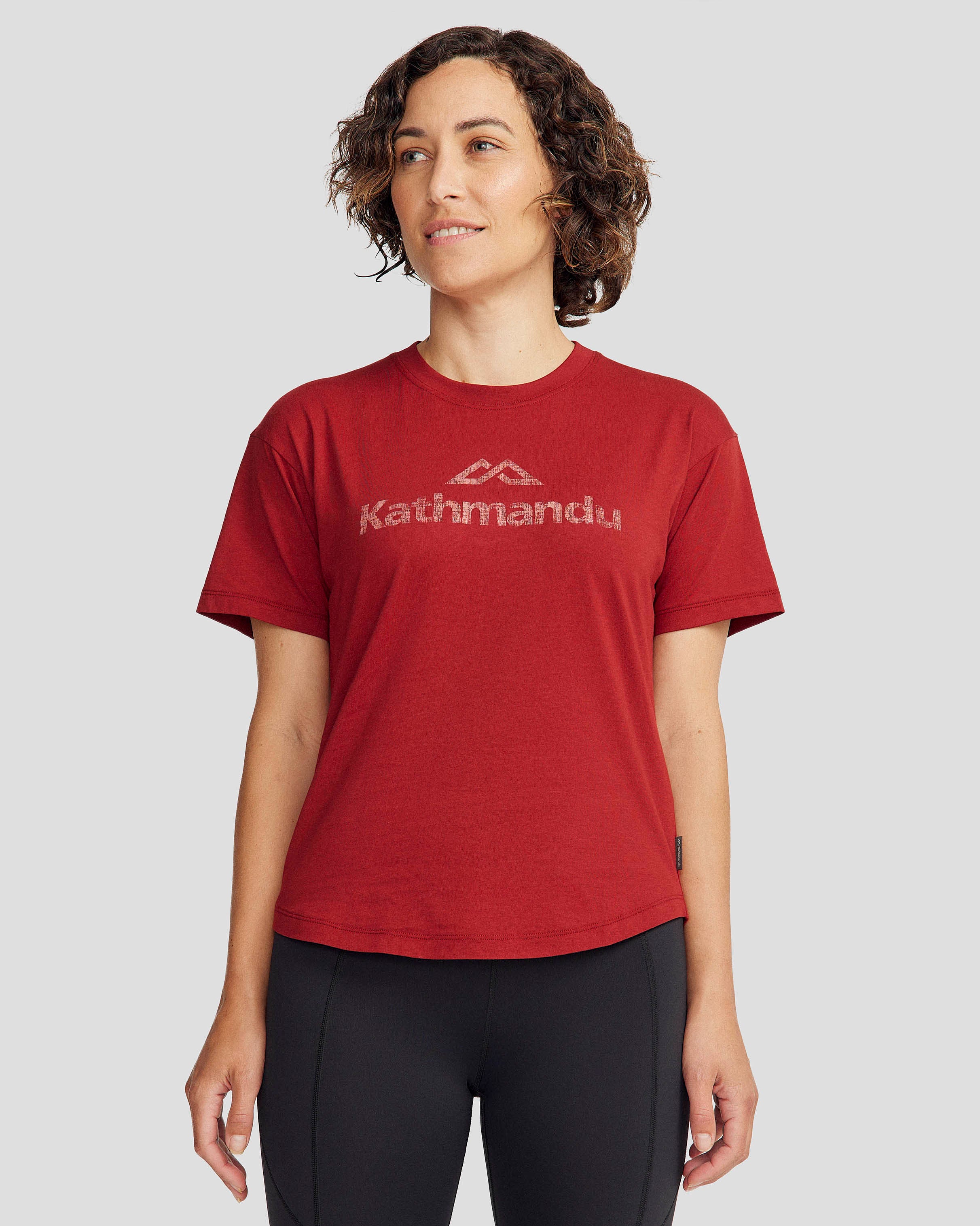 Women's Logo Organic Cotton T-shirt - Pinot – Kathmandu NZ