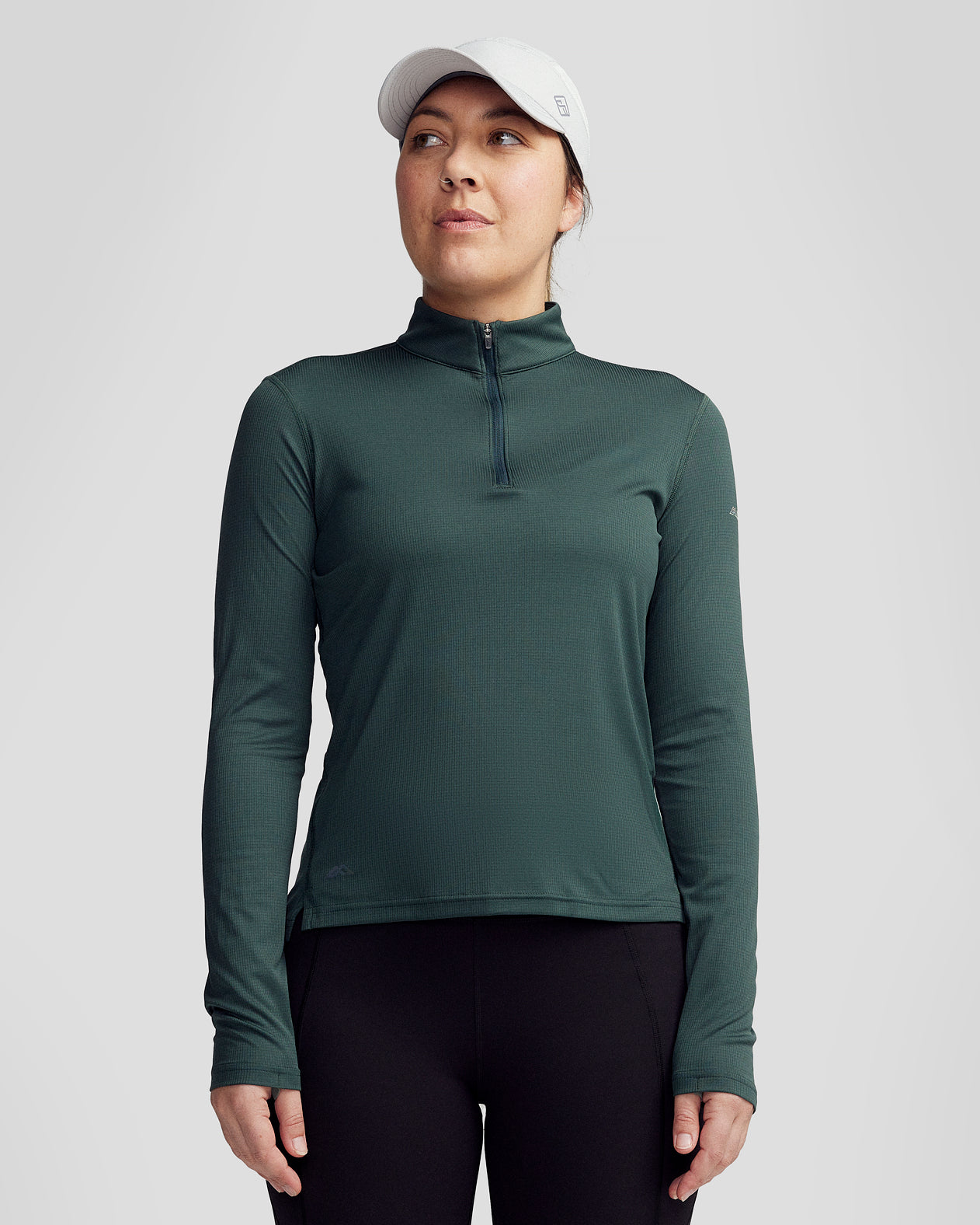 Women's Seeker Quarter Zip Top - Deep Forest – Kathmandu NZ