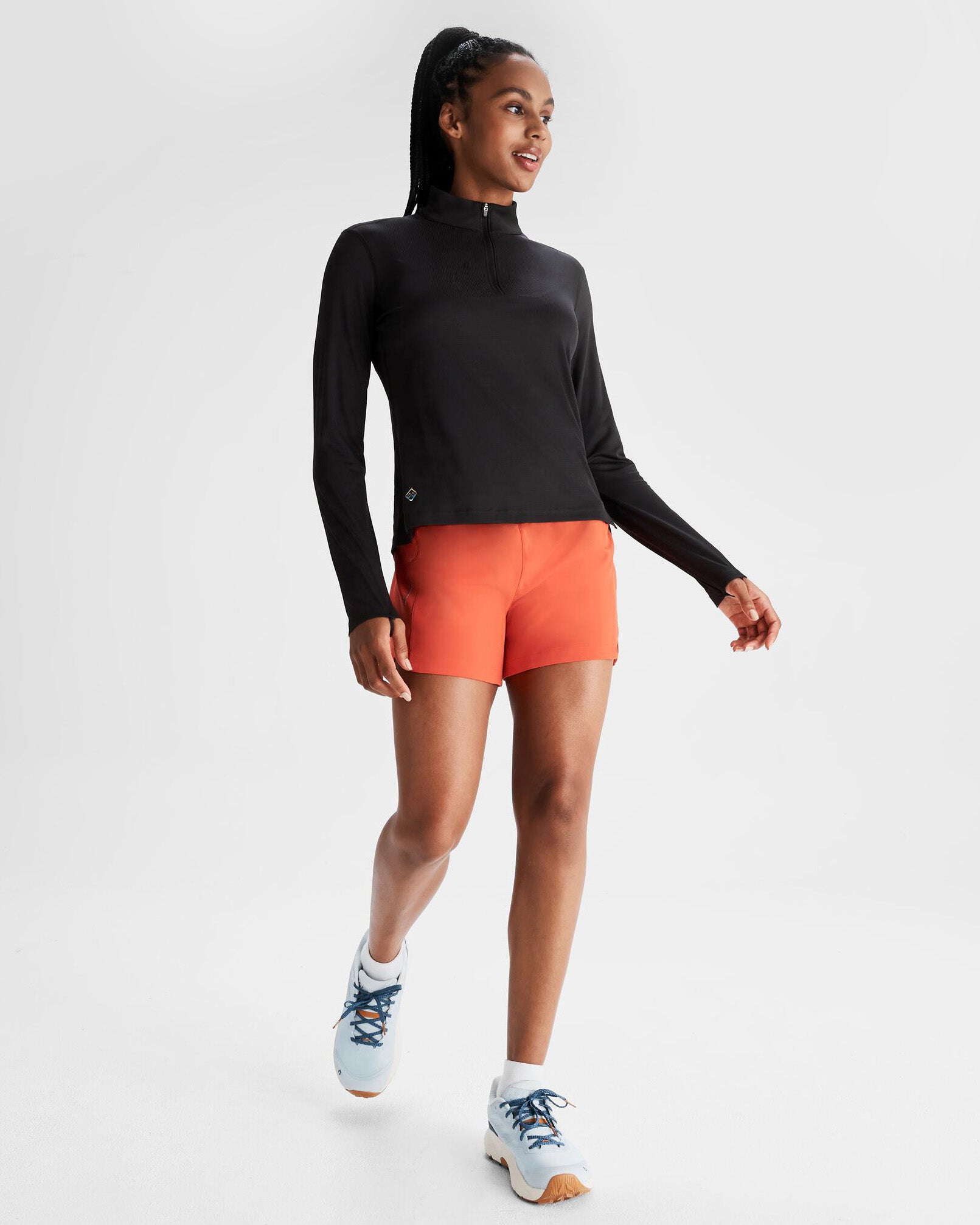 Women's Seeker Lined 4 inch Shorts - Hut Orange – Kathmandu NZ