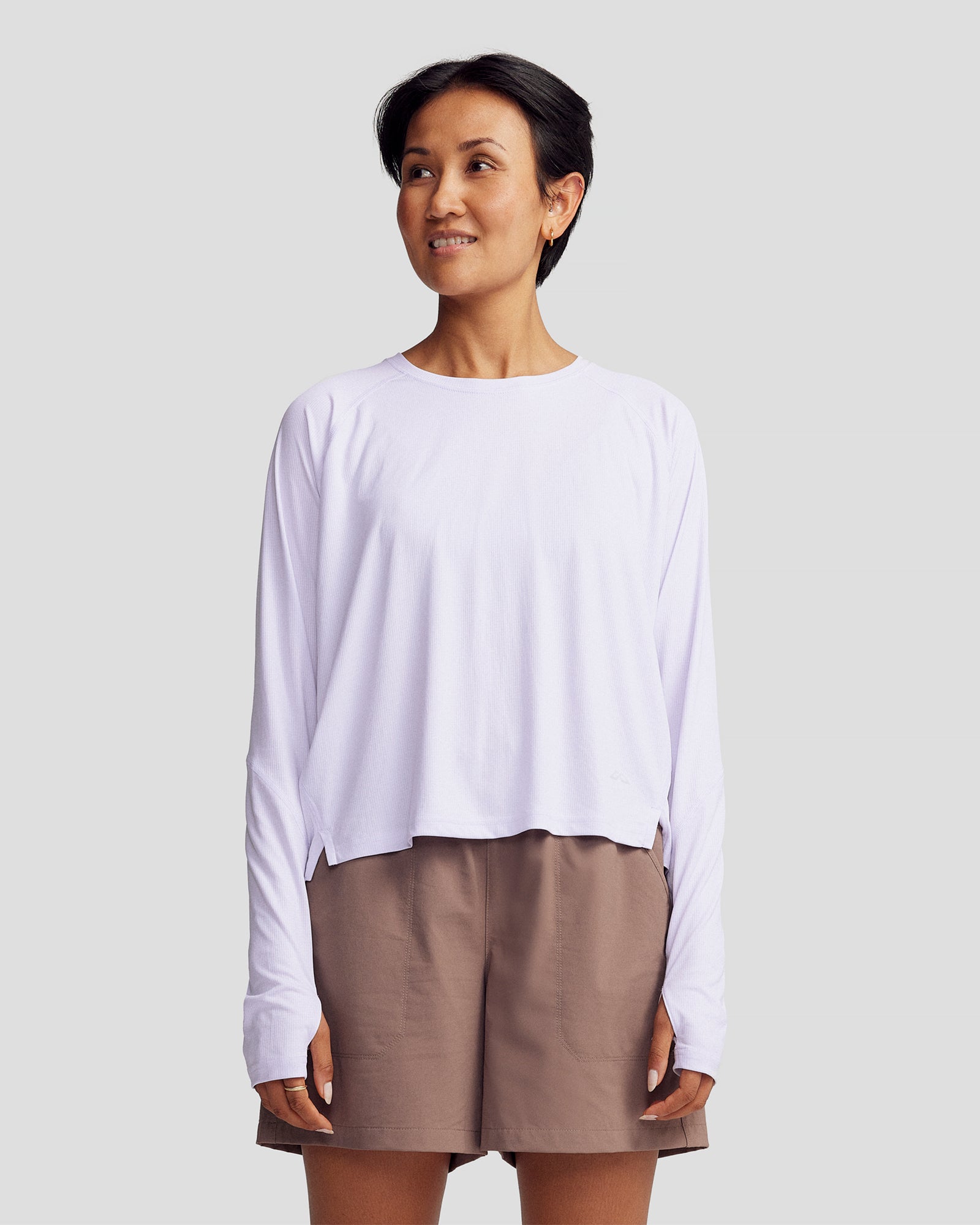 Women's SUN-Stopper LT Long Sleeve Top - Bright Lilac – Kathmandu NZ