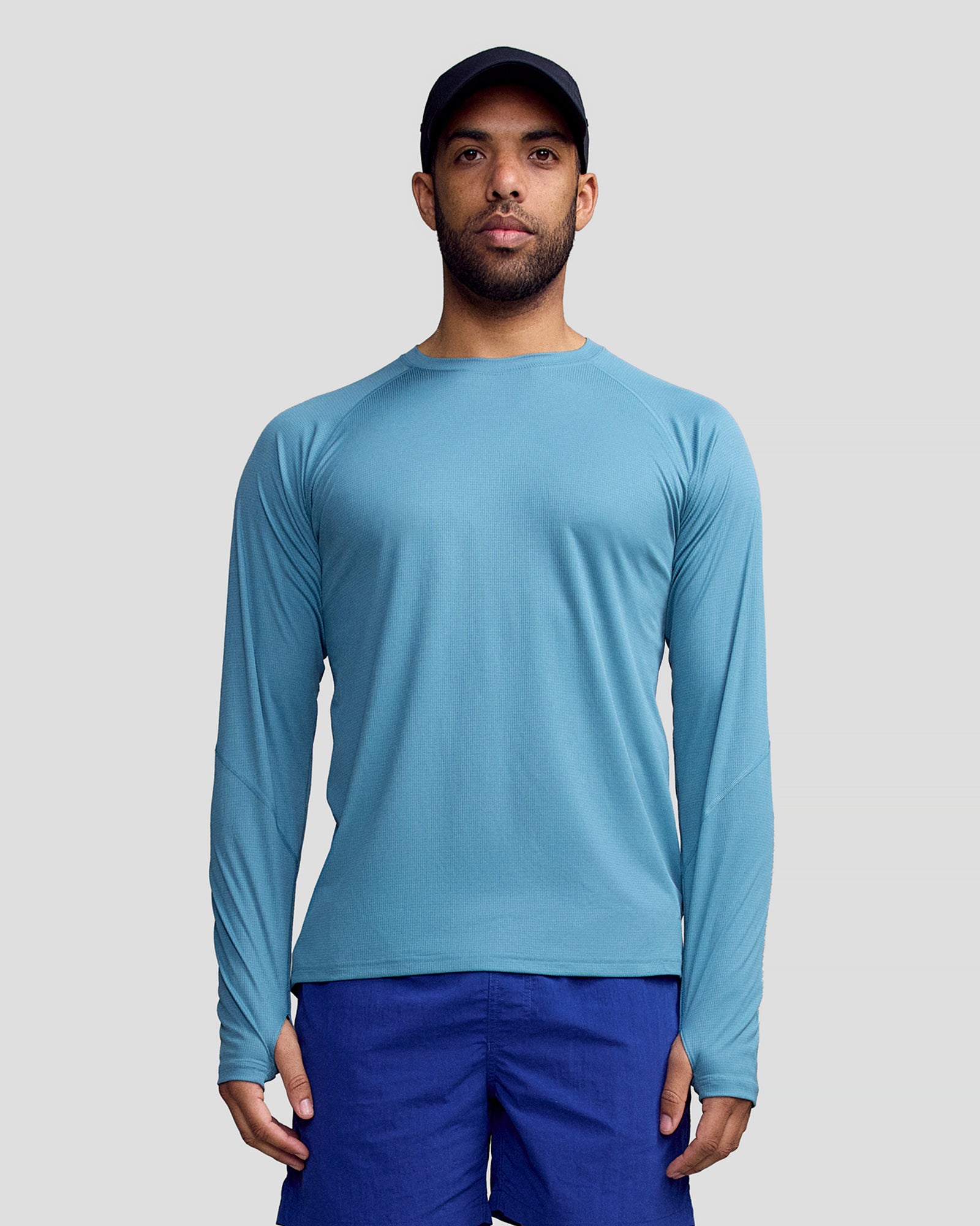 Men's SUN-Stopper LT L/S Top - Washed Blue – Kathmandu NZ