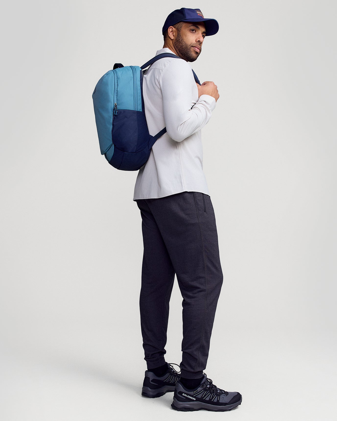 Axon Everyday Backpack - 20L - Washed Blue/Pure Navy – Kathmandu NZ