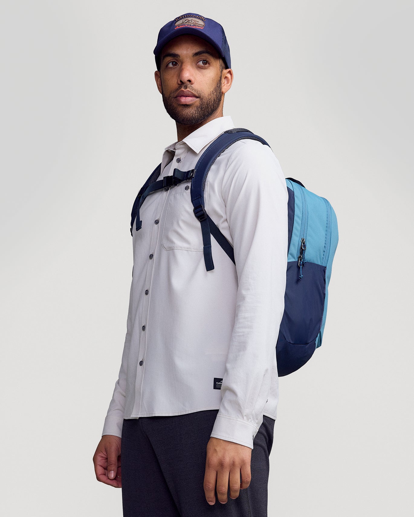 Axon Everyday Backpack - 20L - Washed Blue/Pure Navy – Kathmandu NZ