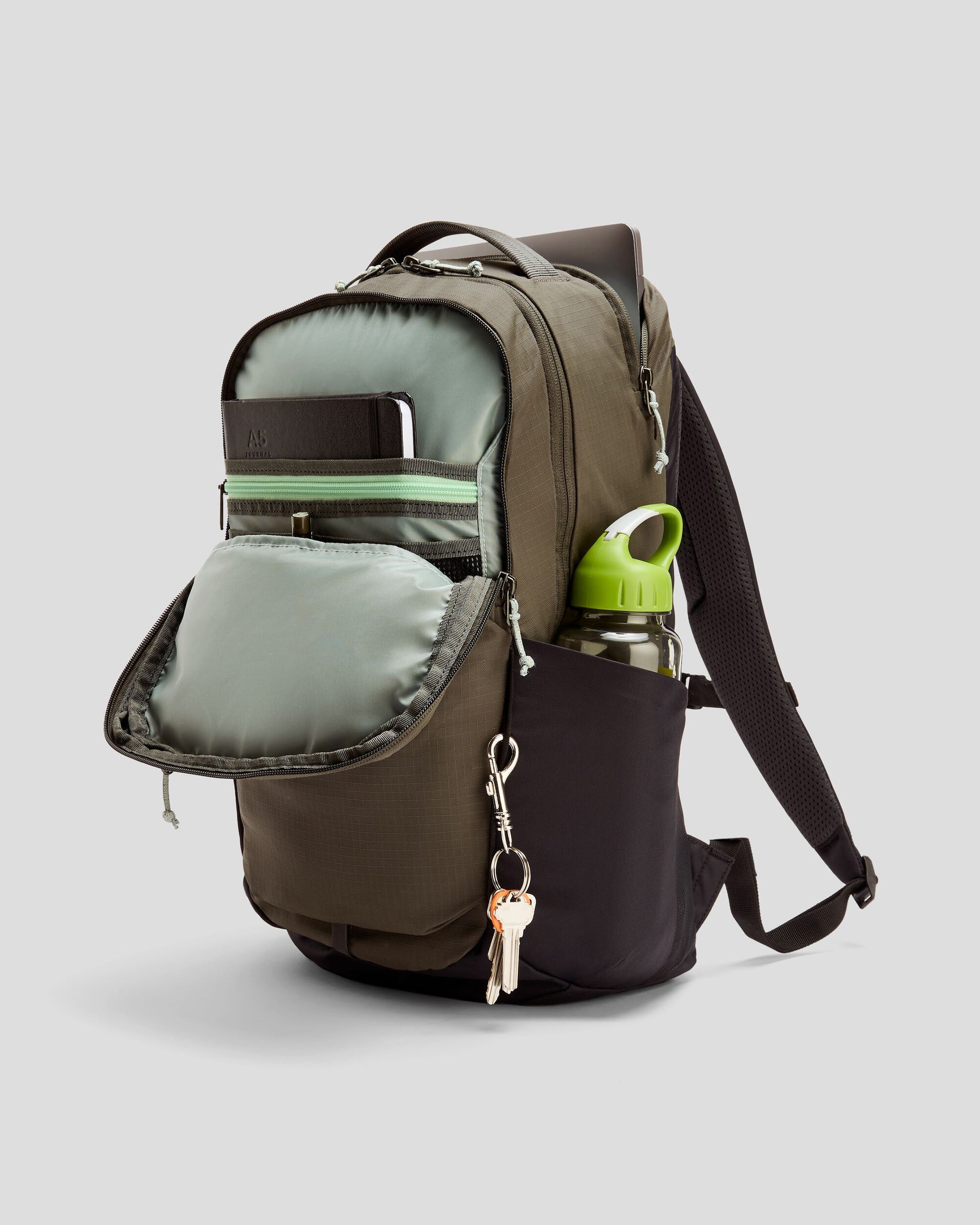 Axon Everyday Backpack - 25L - Dark Moss – Kathmandu NZ